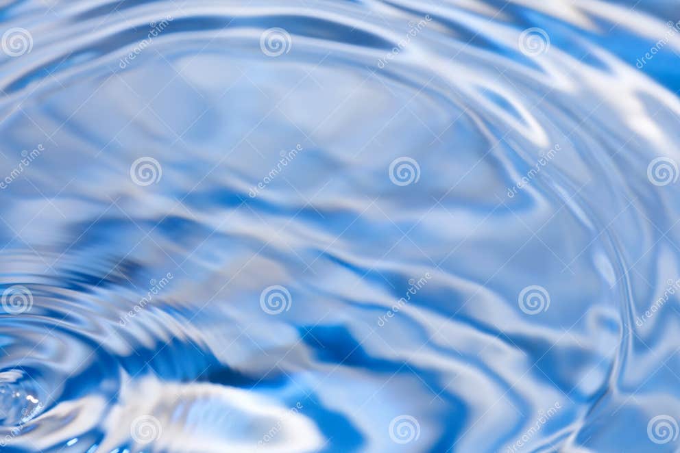 Blue Water Wave Line Splash Pattern Surface and Transparent Water on ...