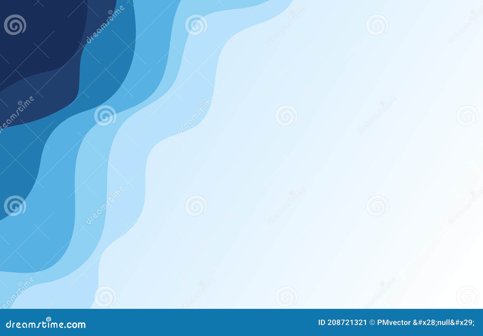 Blue Water Wave Sea Line Background Banner Vector Illustration Stock ...