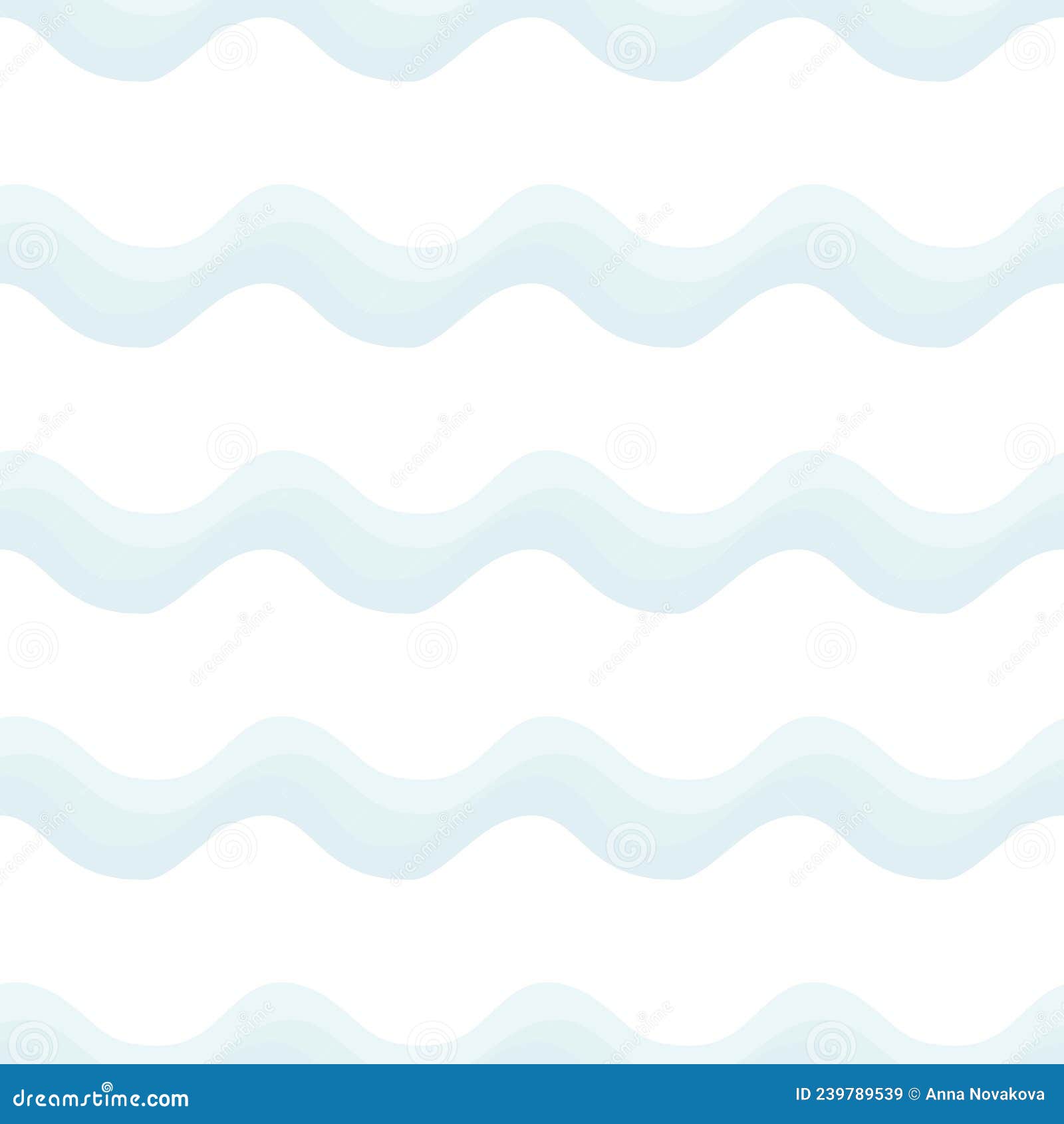 Blue Water Wave Sea Line Pattern Background Stock Vector - Illustration ...
