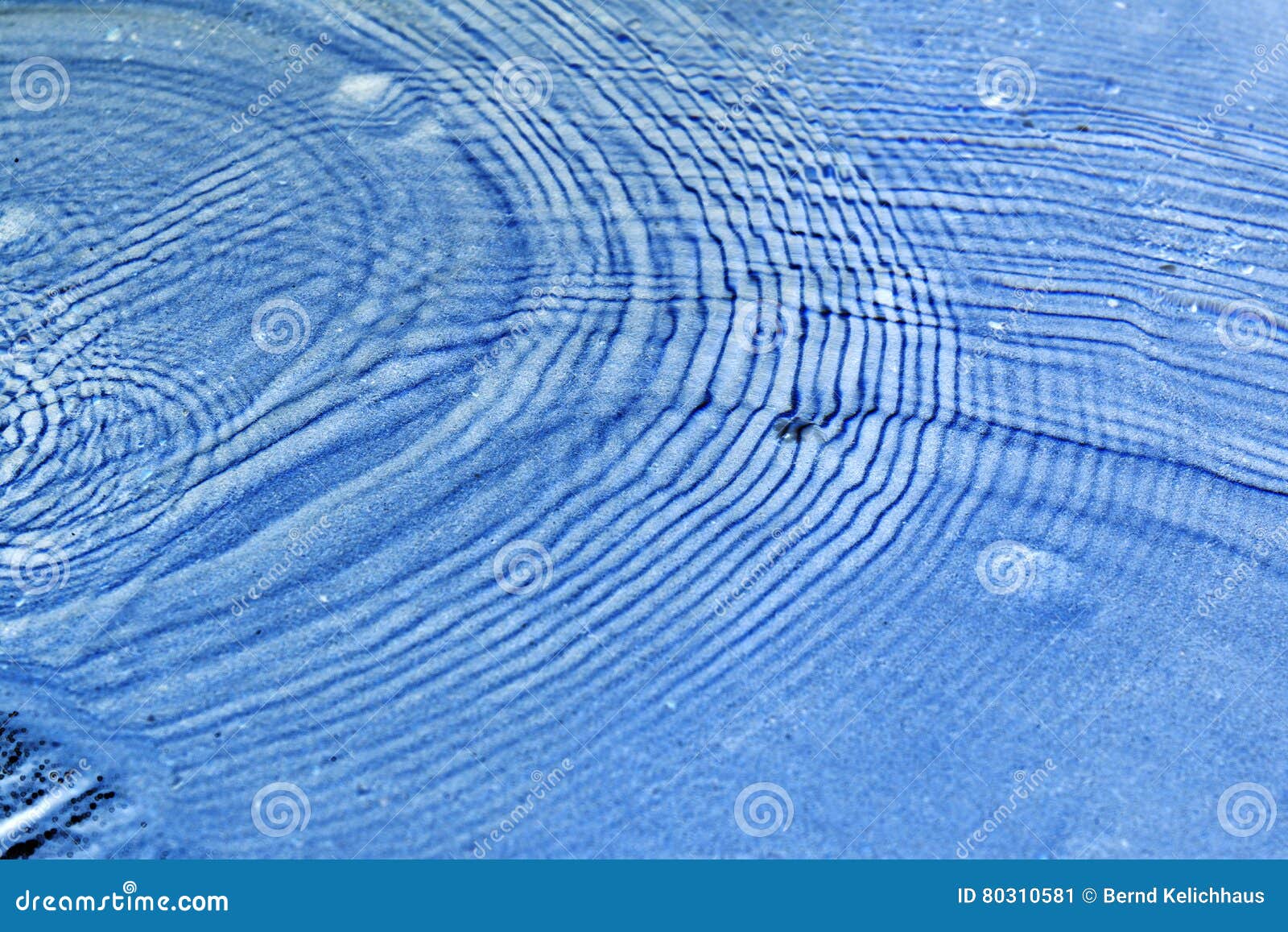 Blue Water Waves and Ripples, Circular Water Ripple Stock Image - Image ...