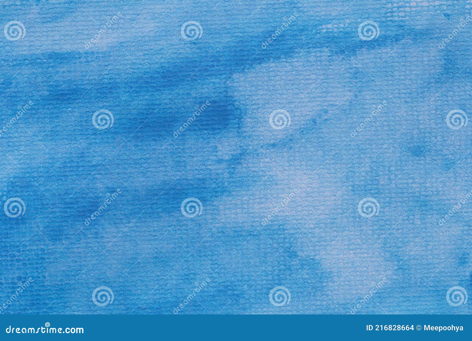Blue Watercolor on Art Paper Background Stock Illustration ...