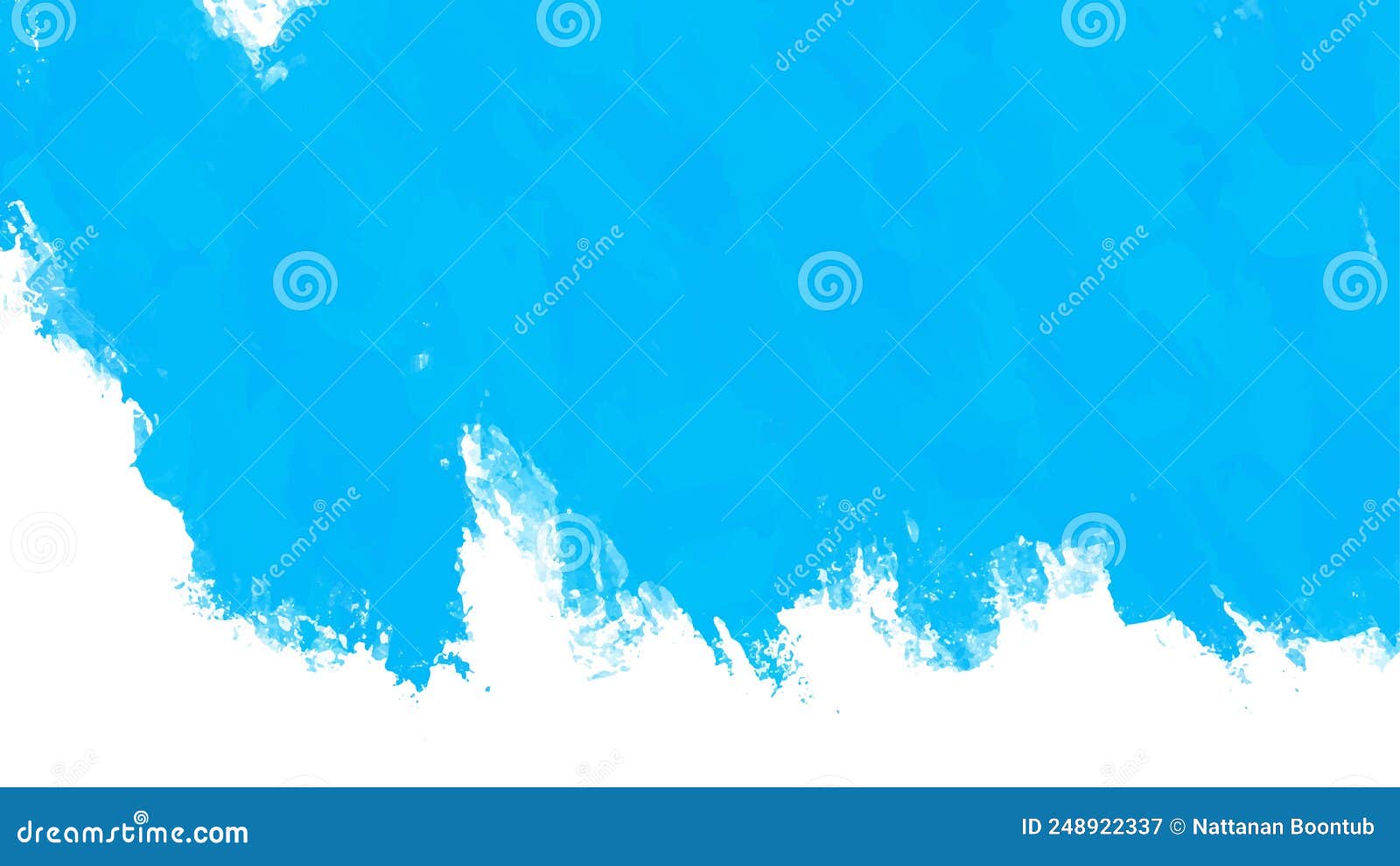Blue Watercolor Background for Your Design, Watercolor Background ...