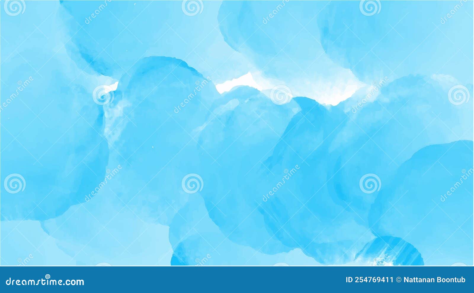 Blue Watercolor Background for Your Design, Watercolor Background ...