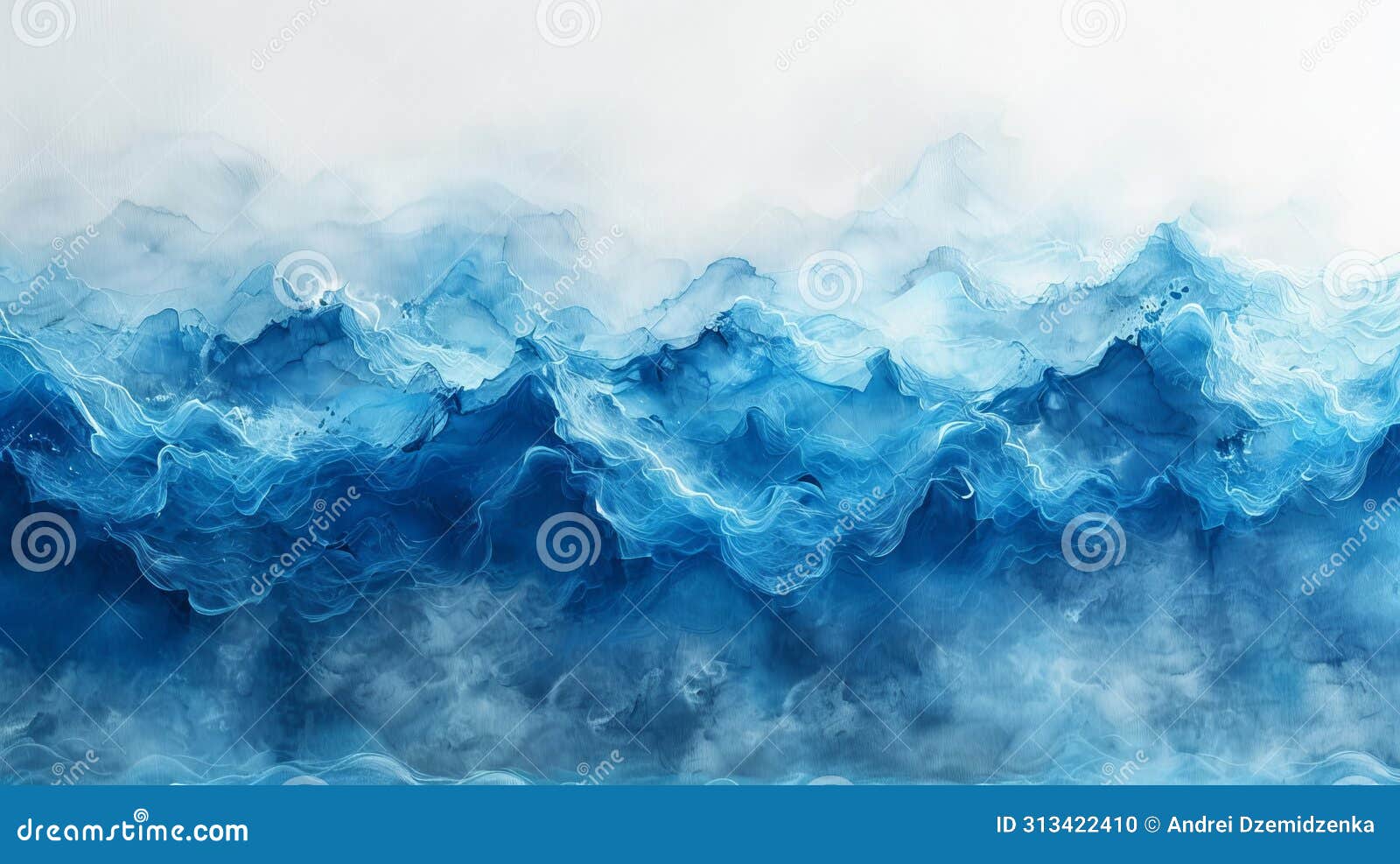 Blue Watercolor High Resolution Abstract Stock Photo - Image of white ...