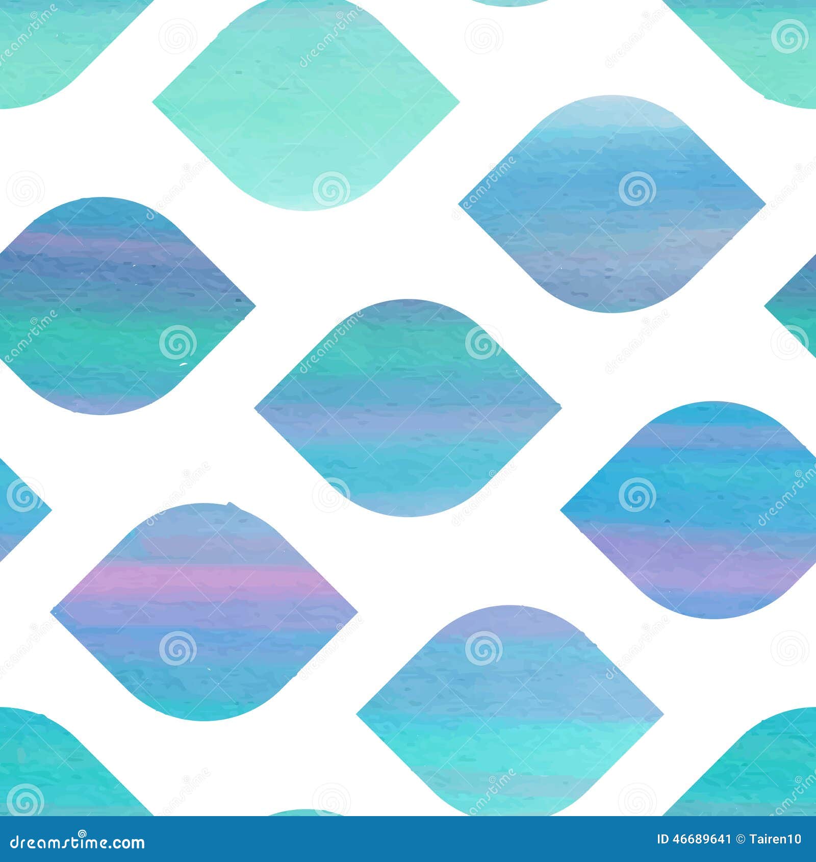 Blue Watercolor Seamless Texture Stock Vector - Illustration of ...