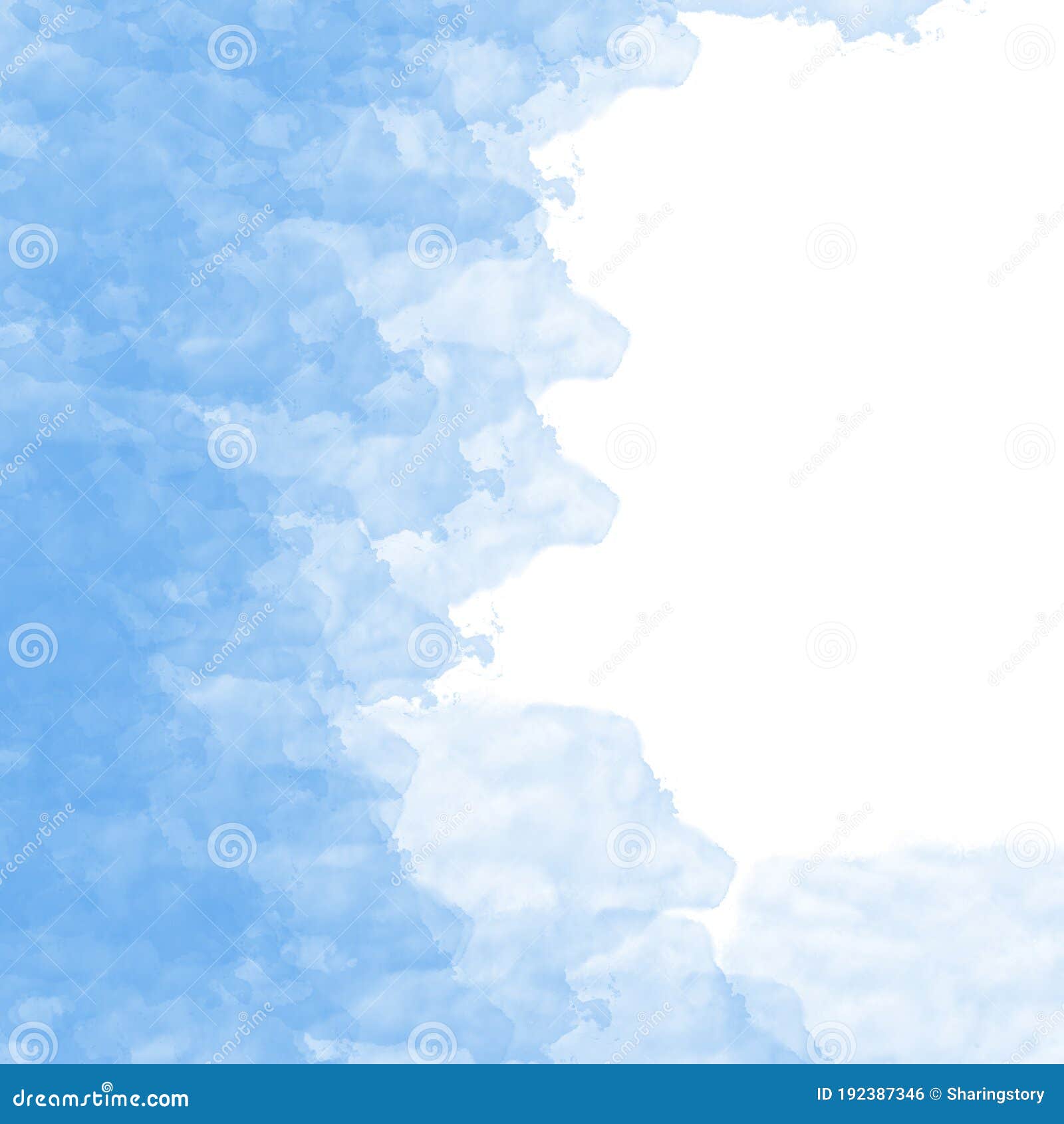 Blue Watercolor Splash Background Stock Illustration - Illustration of ...