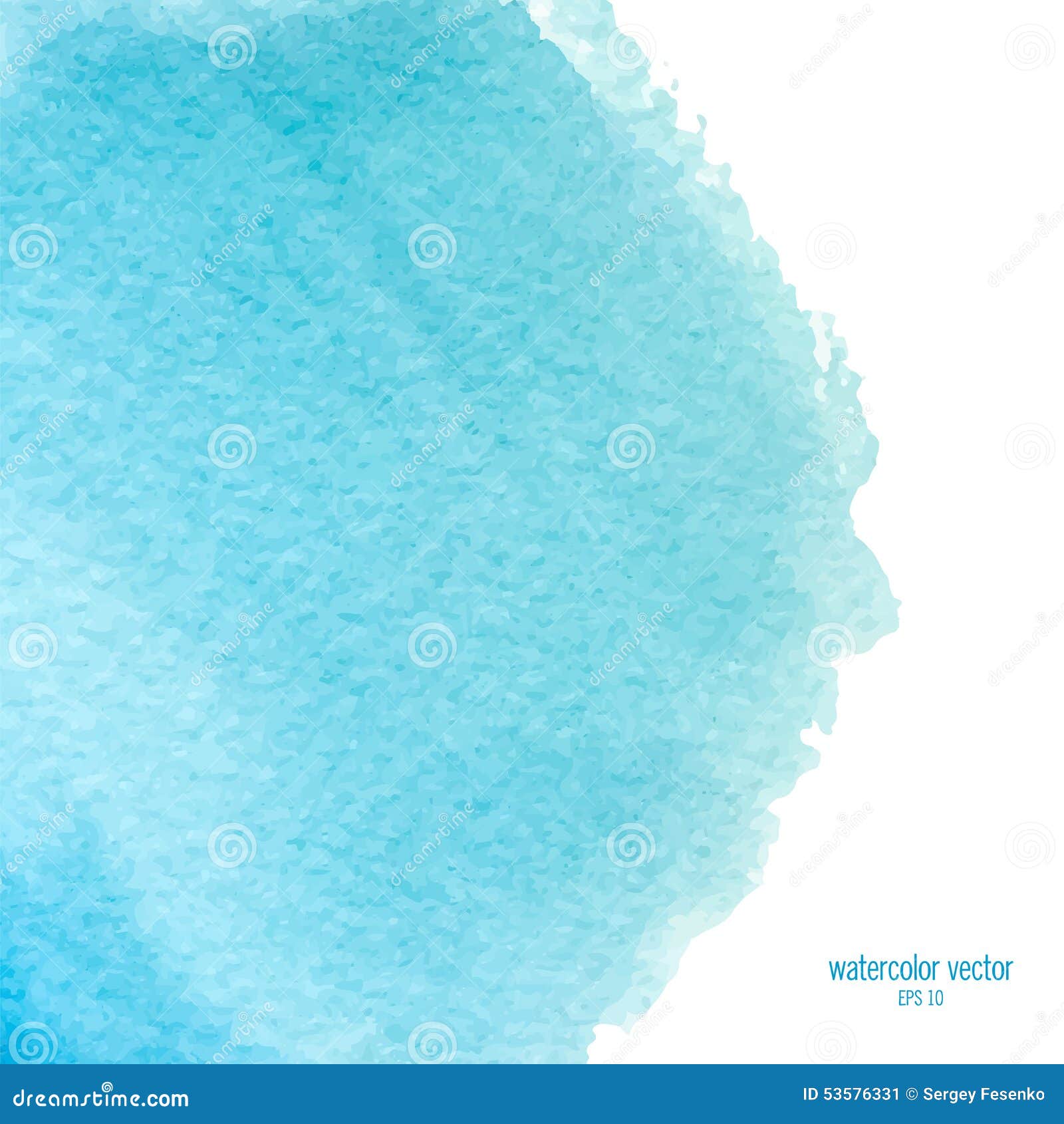 Blue Watercolor Squarer Background Stock Vector - Illustration of blue ...