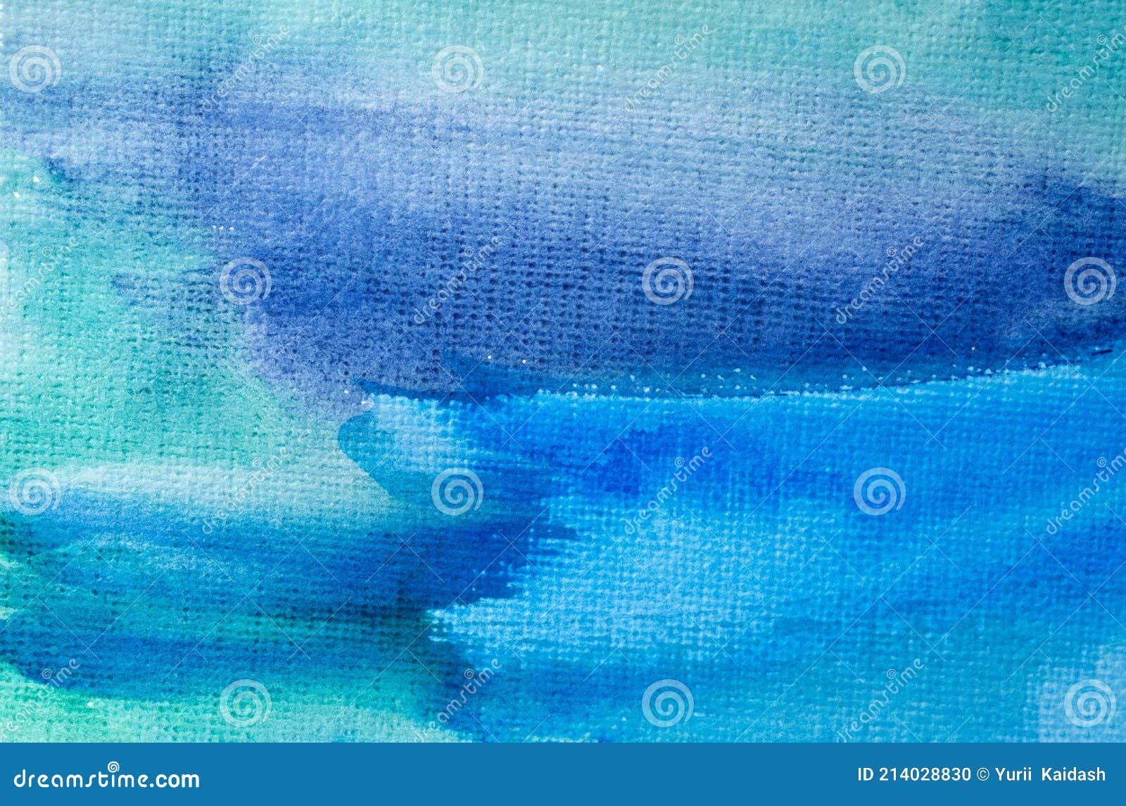 Blue Watercolors on Paper Texture Stock Illustration - Illustration of ...