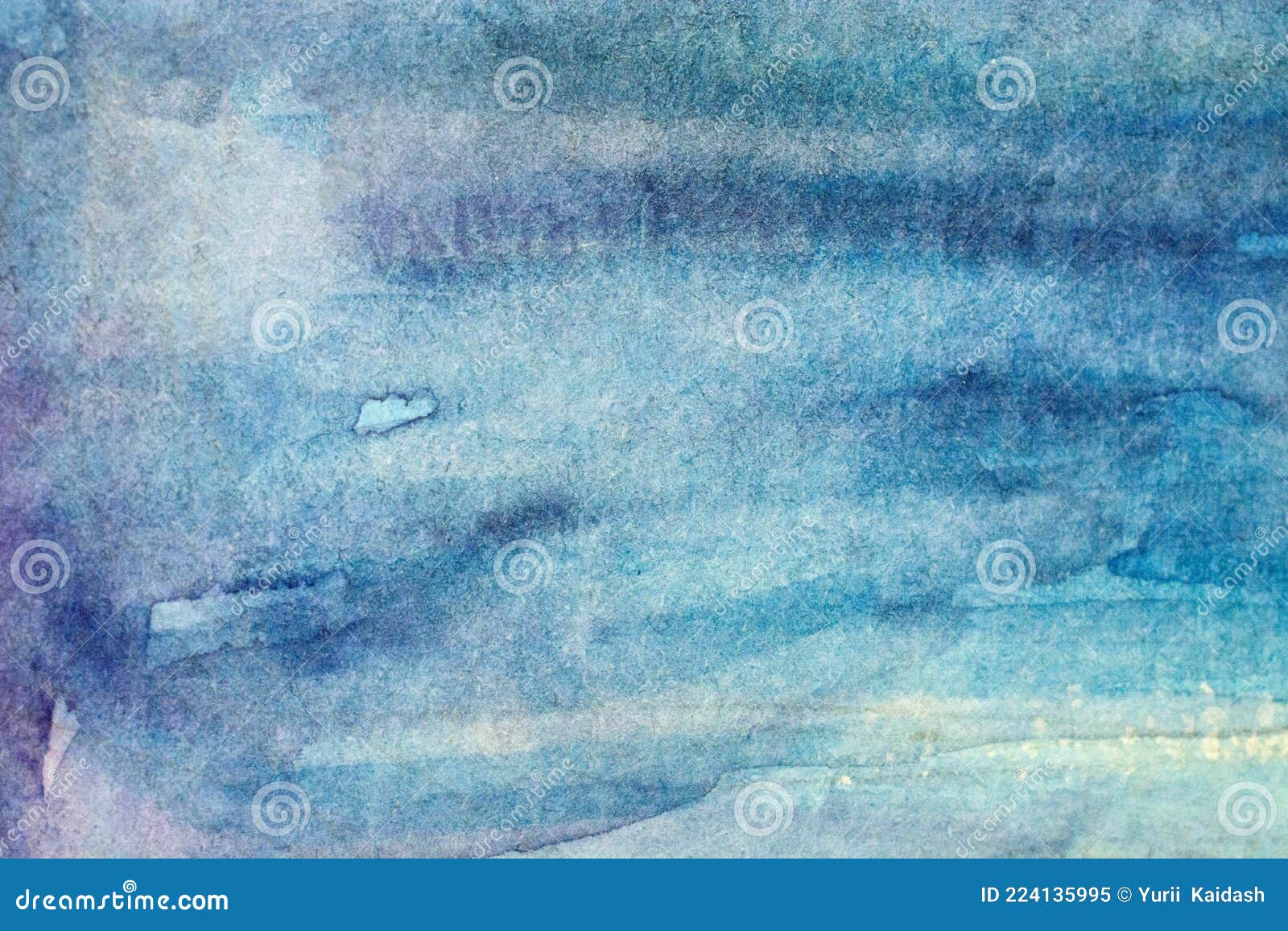 Blue Watercolors on Paper Texture Stock Image - Image of sketch ...