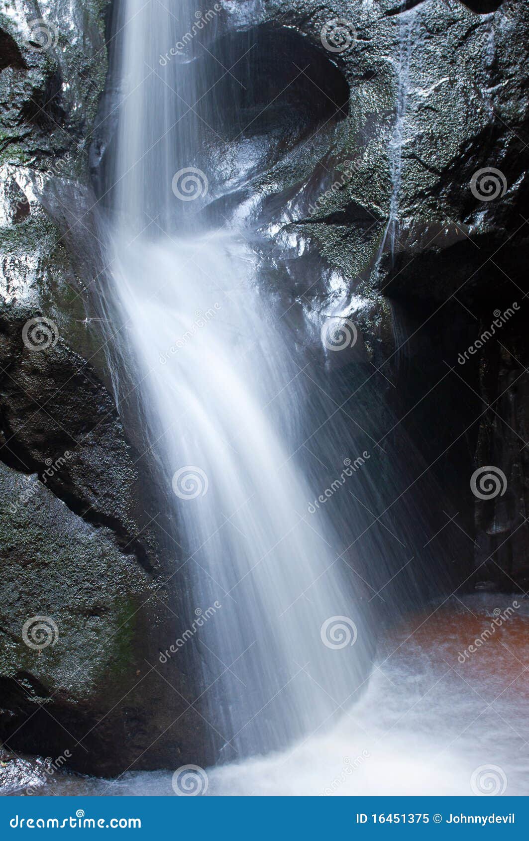 Blue Waterfall stock image. Image of blue, outdoor, outside - 16451375