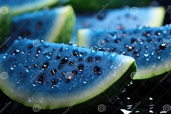 Blue Watermelon Ba stock illustration. Illustration of watermelon ...