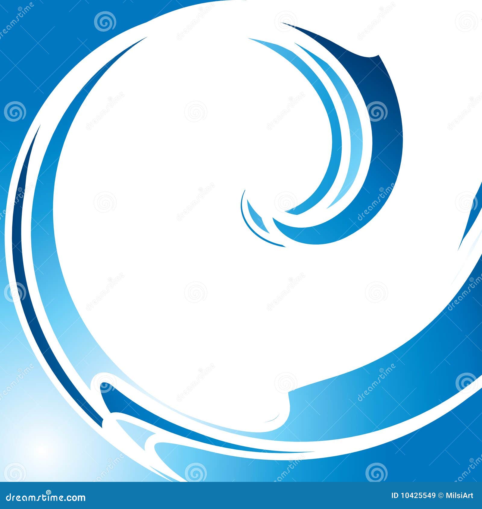 Blue wave stock vector. Illustration of vector, creativity - 10425549