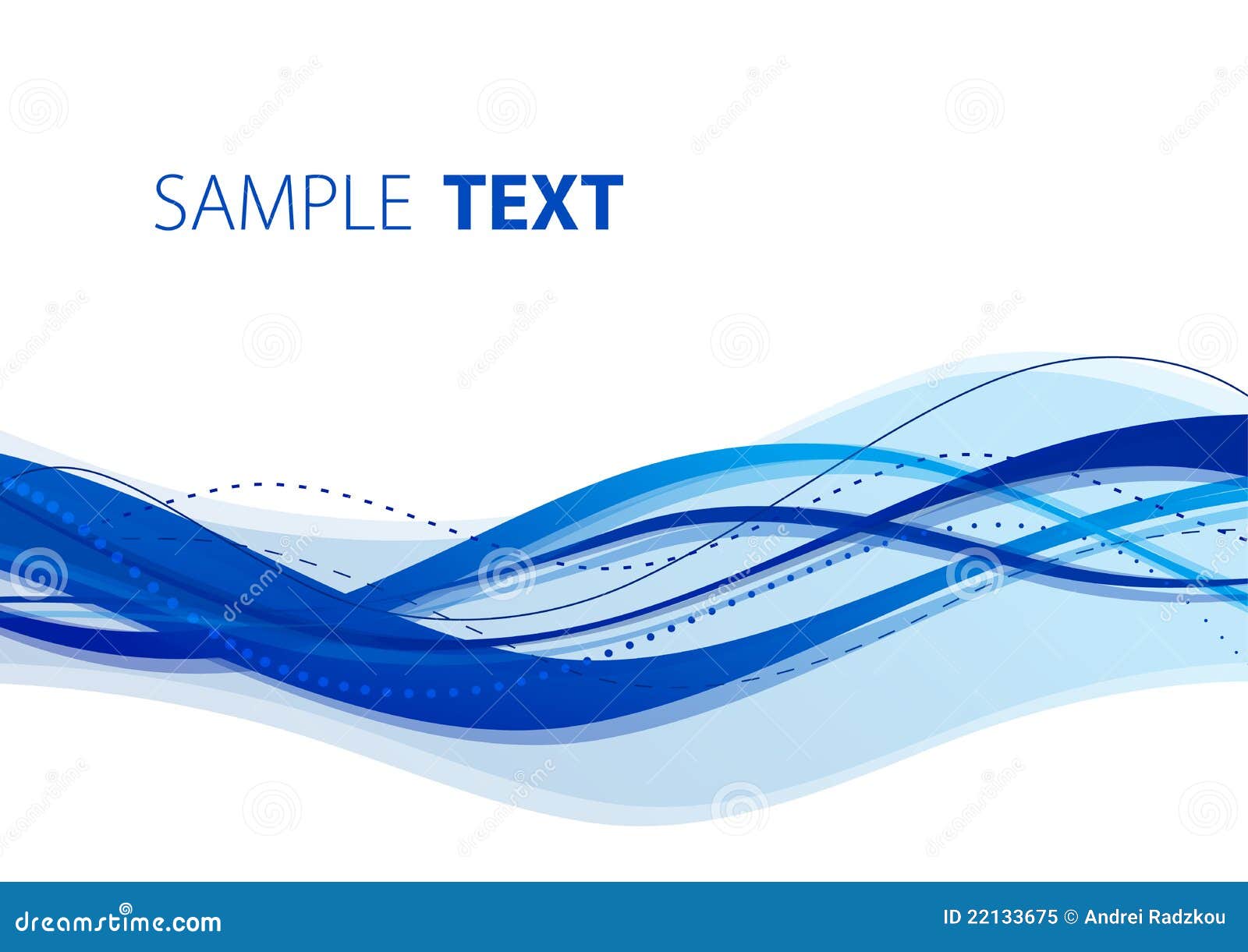 Blue wave stock vector. Illustration of aqua, blue, design - 22133675