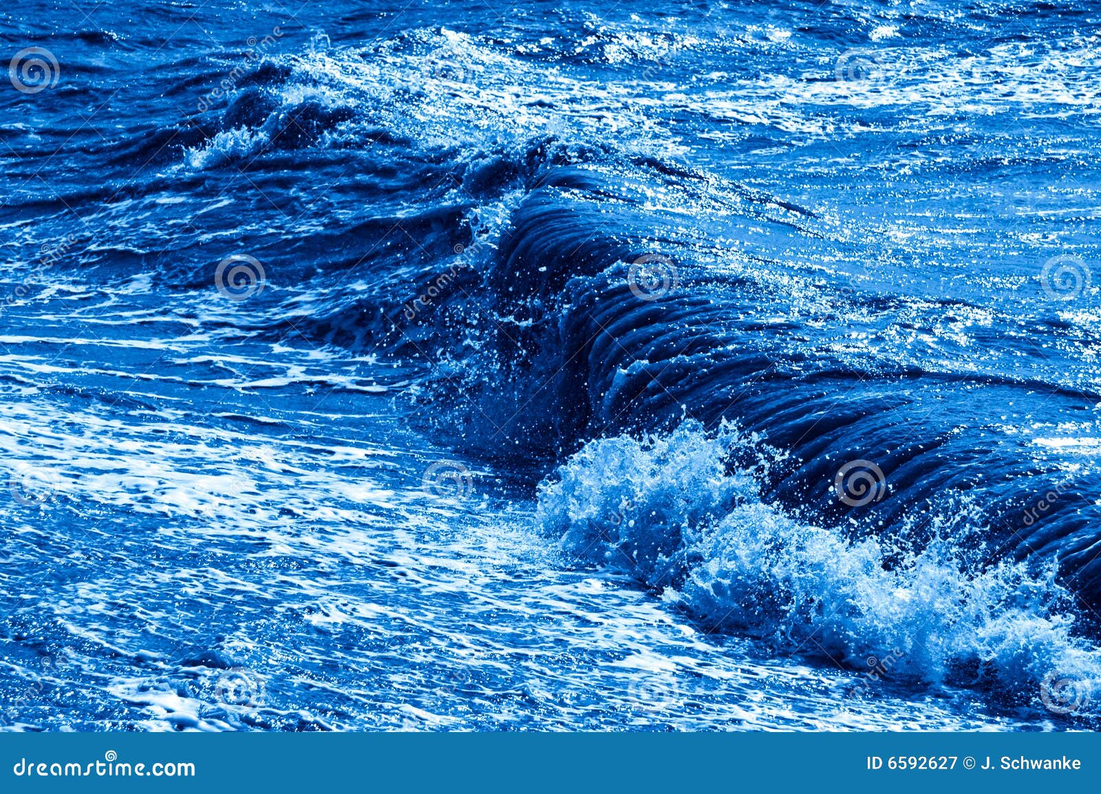 Blue wave stock image. Image of aquatic, coast, background - 6592627