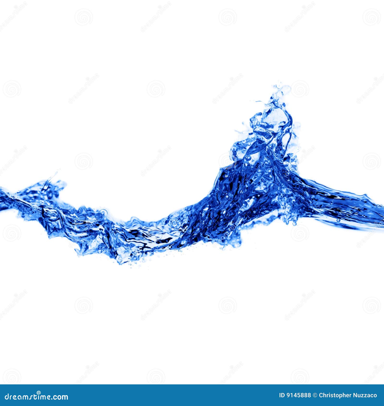 Blue Wave stock photo. Image of cool, beauty, macro, bright - 9145888