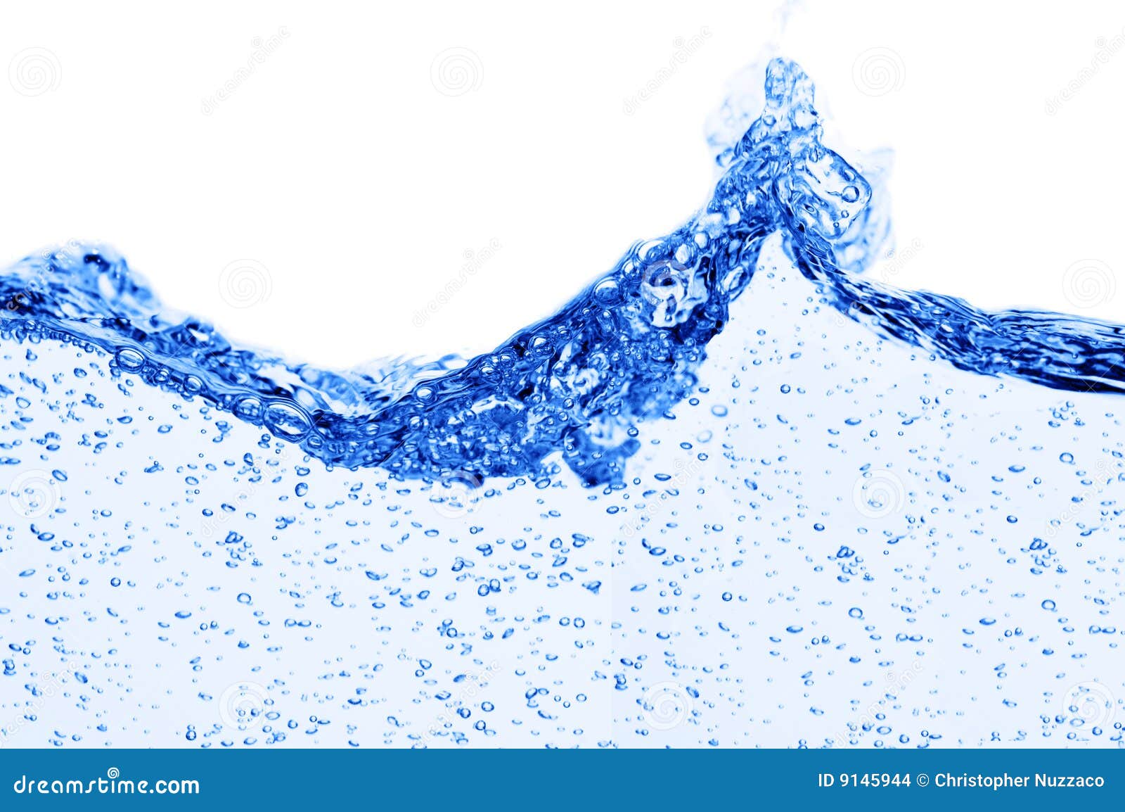 Blue Wave stock photo. Image of blue, macro, clear, design - 9145944
