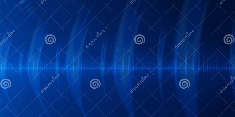 Blue Wave Abstract Background Stock Illustration - Illustration of ...