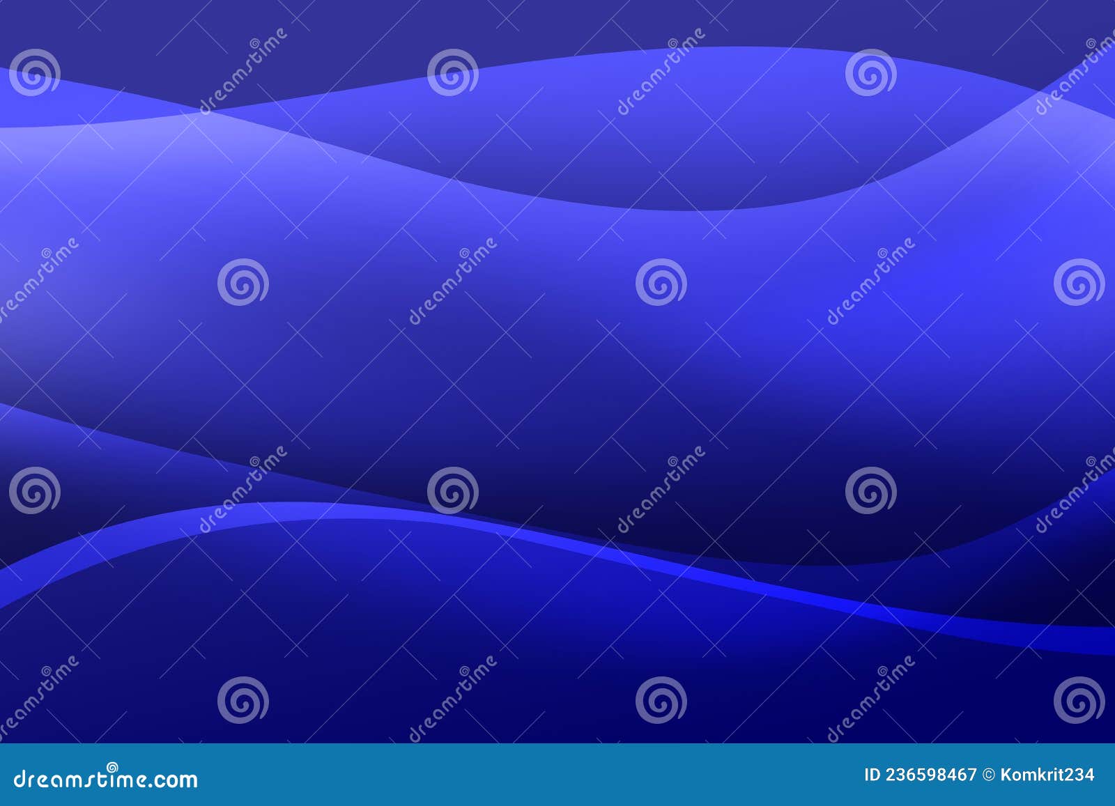 Blue Wave Abstract Background Template Stock Illustration ...