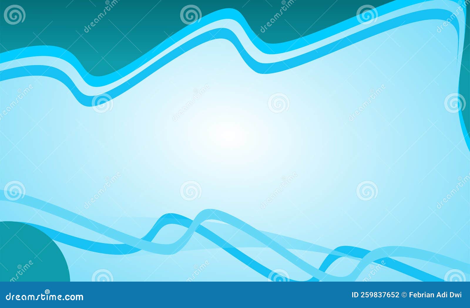 Blue Wave Abstract Background Vector Stock Vector - Illustration of ...