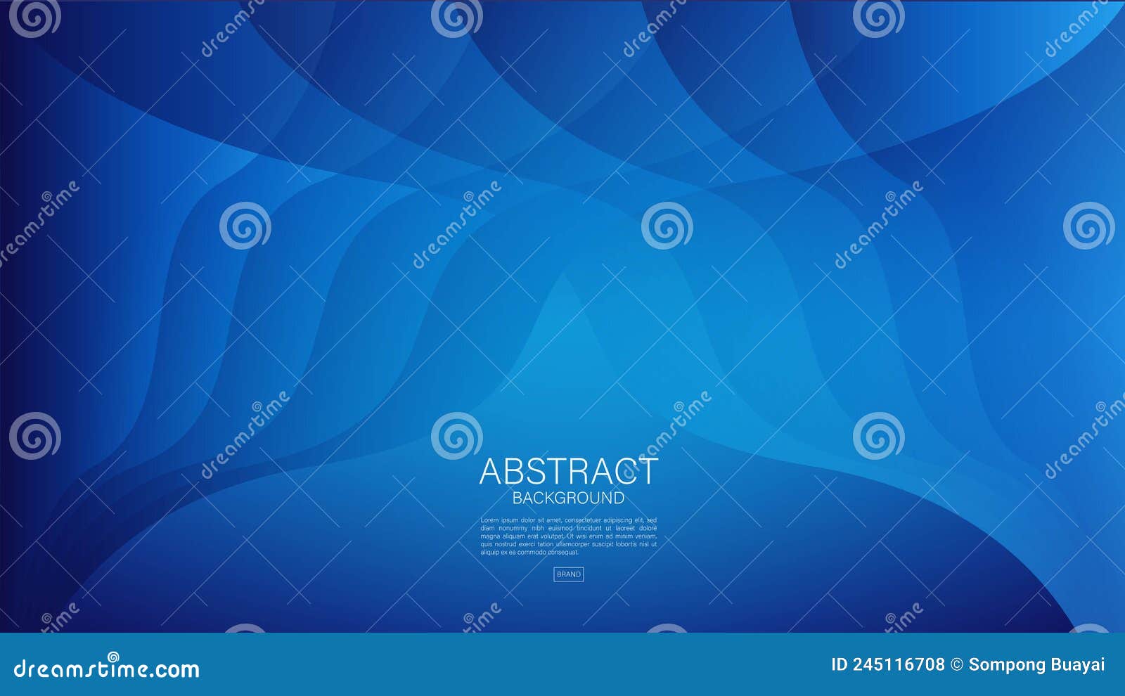 Blue Wave Abstract Background, Wave Graphic Vector, Minimal Texture ...