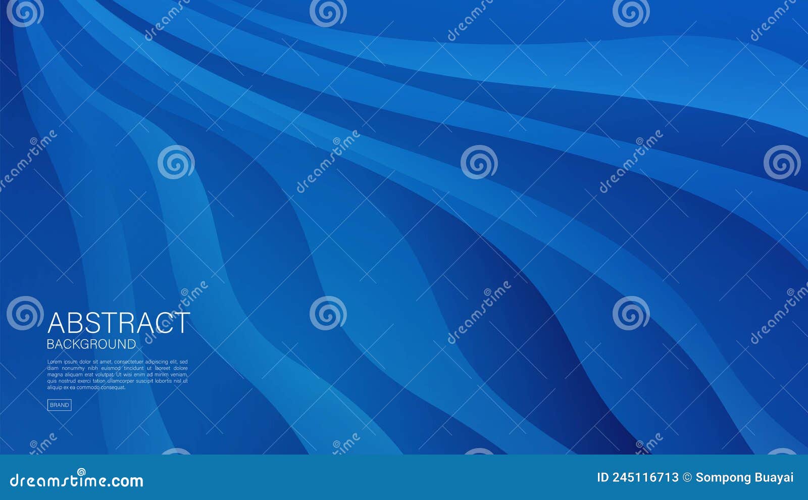 Blue Wave Abstract Background, Wave Graphic Vector, Minimal Texture ...