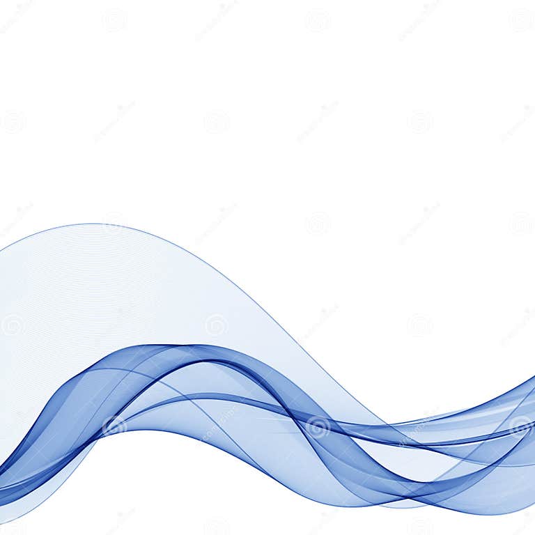 Blue Wave. Advertising Template. Modern Illustration. Eps 10 Stock ...