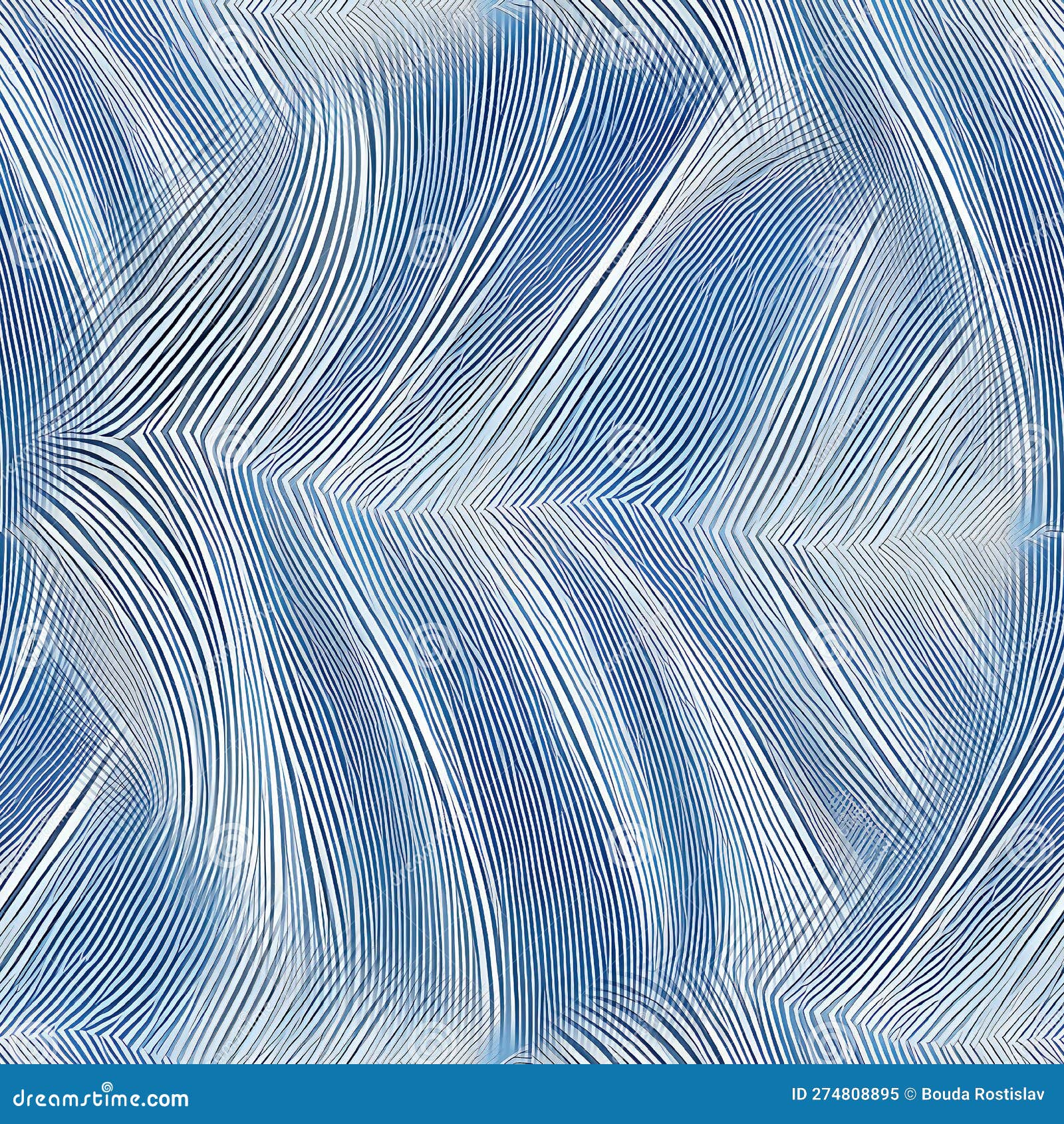 Blue Wave Background Abstract Blue Geometric Line Pattern. Illustration ...