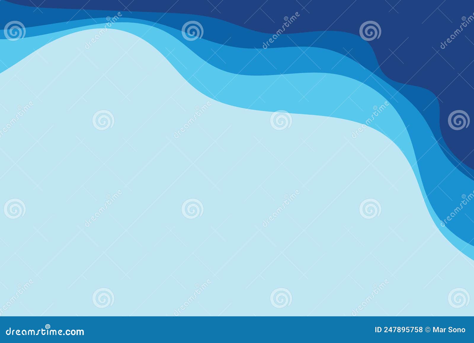 Blue Wave Baground Wallpaper Pattern Vector Stock Vector - Illustration ...
