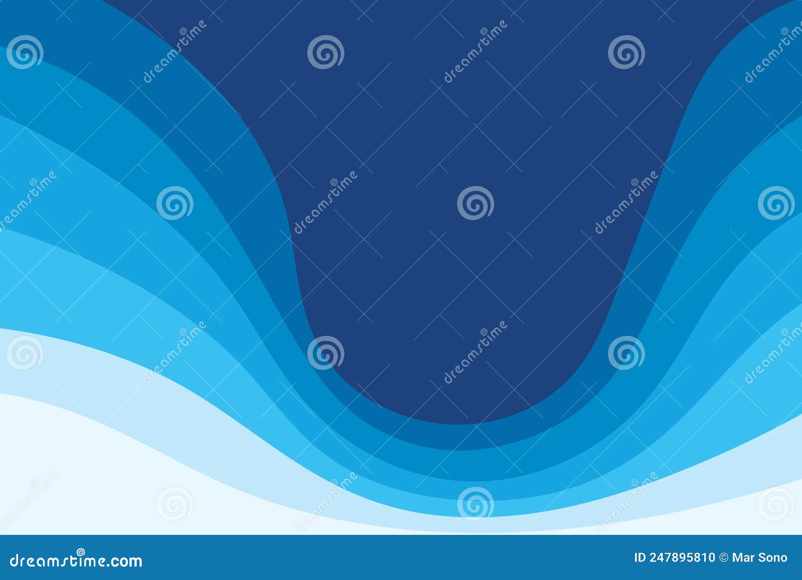 Blue Wave Baground Wallpaper Pattern Vector Stock Vector - Illustration ...
