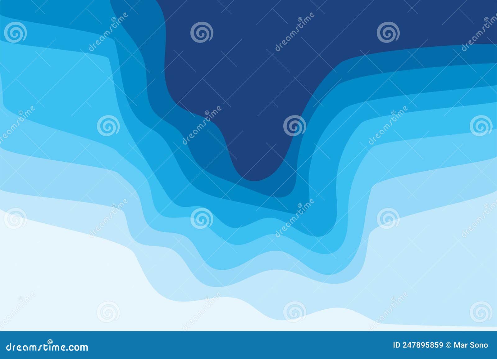 Blue Wave Baground Wallpaper Pattern Vector Stock Vector - Illustration ...