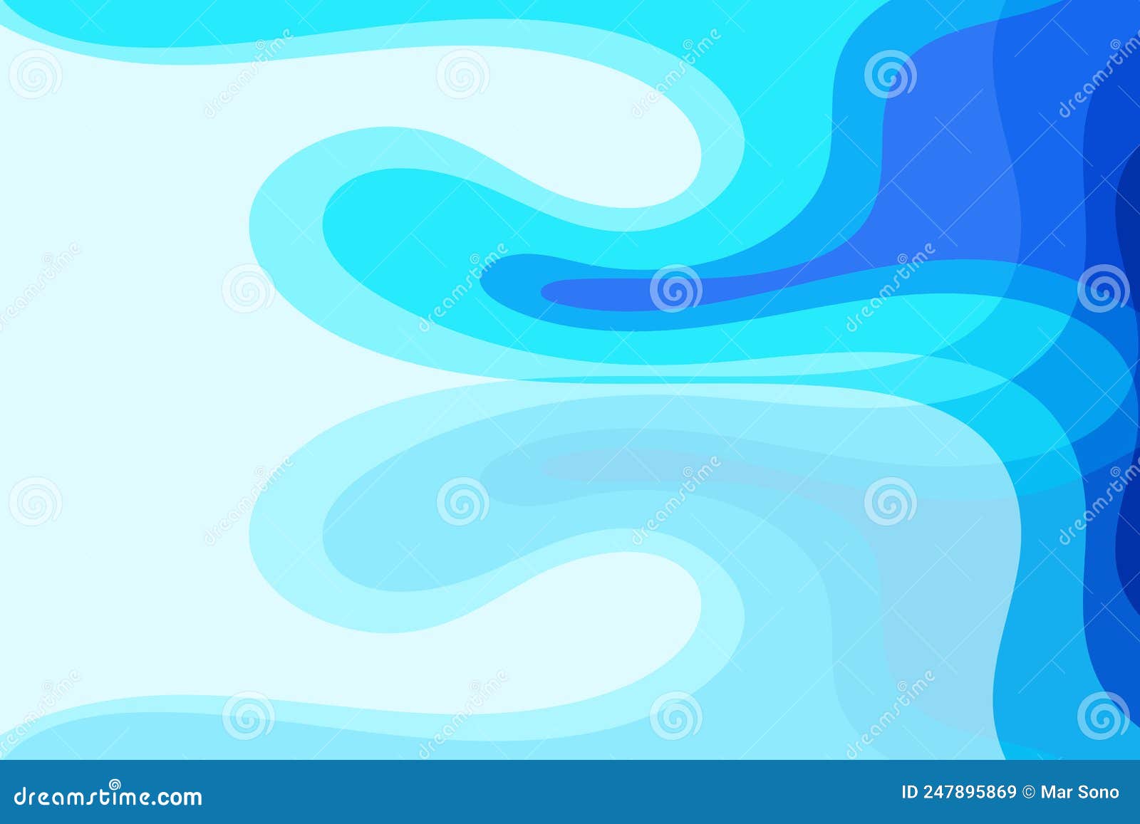 Blue Wave Baground Wallpaper Pattern Vector Stock Vector - Illustration ...