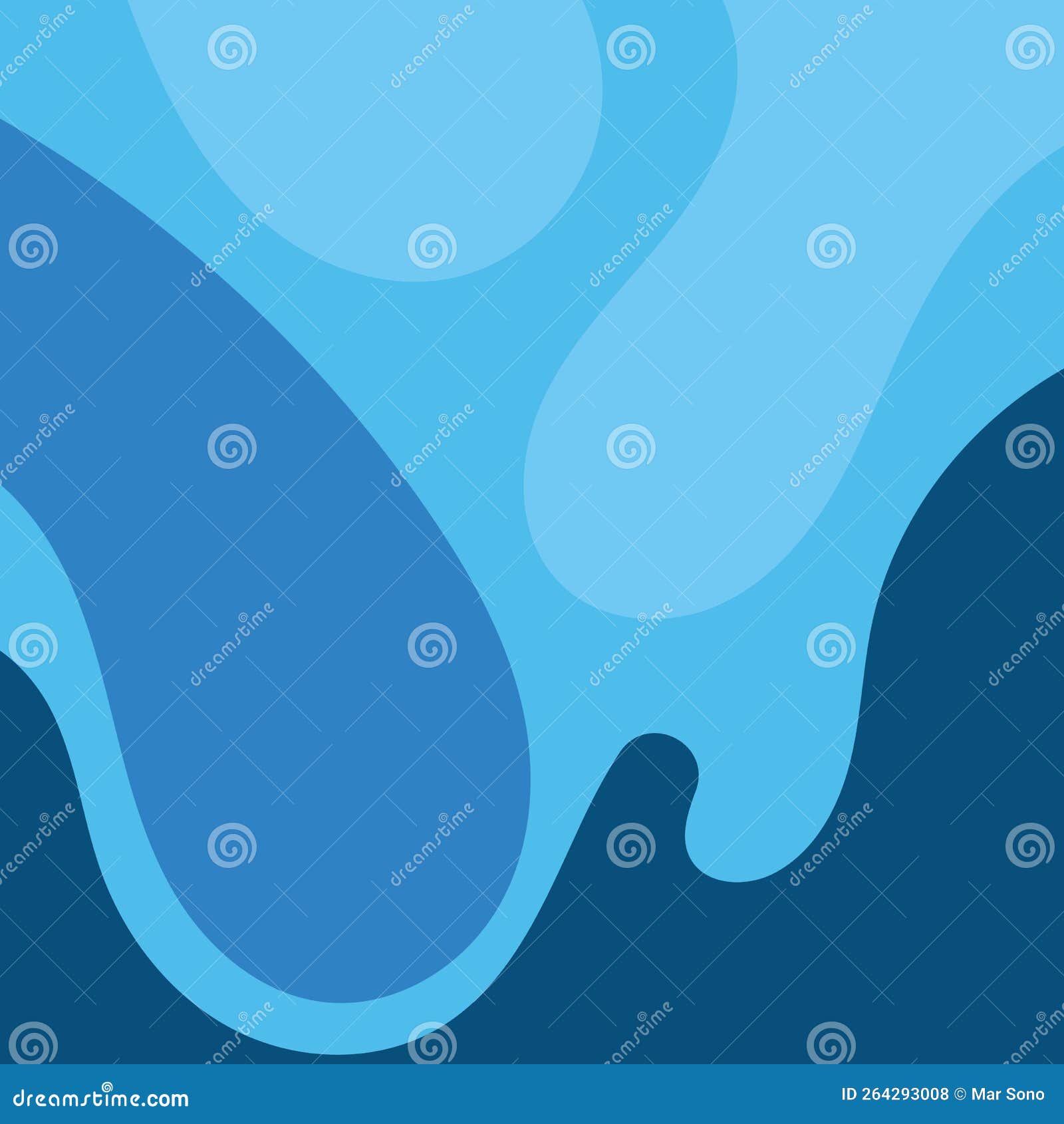 Blue Wave Baground Wallpaper Vector Stock Vector - Illustration of ...
