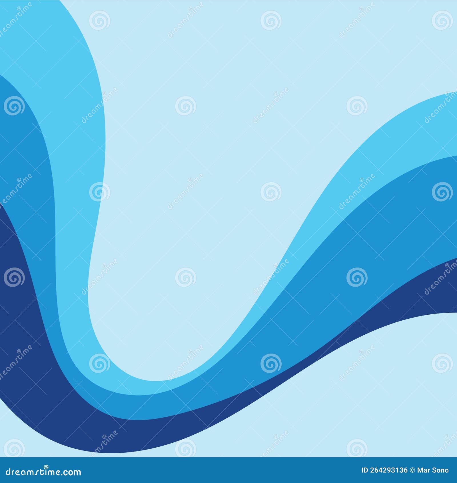 Blue Wave Baground Wallpaper Vector Stock Vector - Illustration of ...