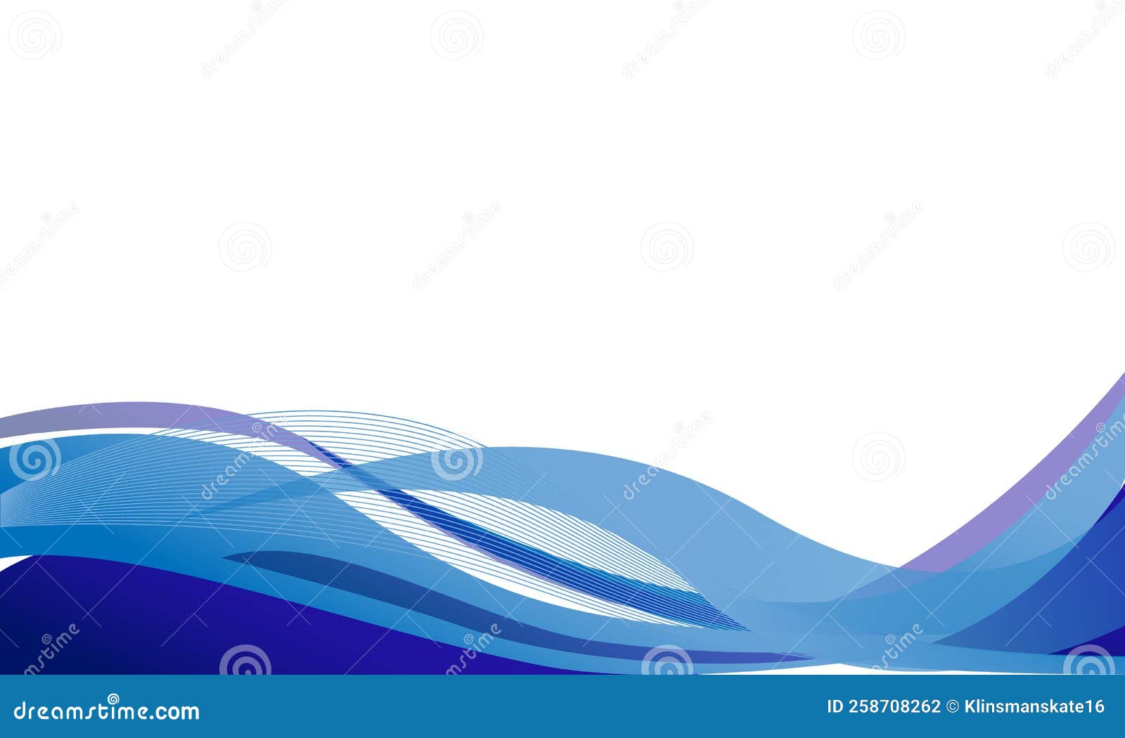 Blue Wave Curve Abstract Backdrop Background Design Stock Vector ...