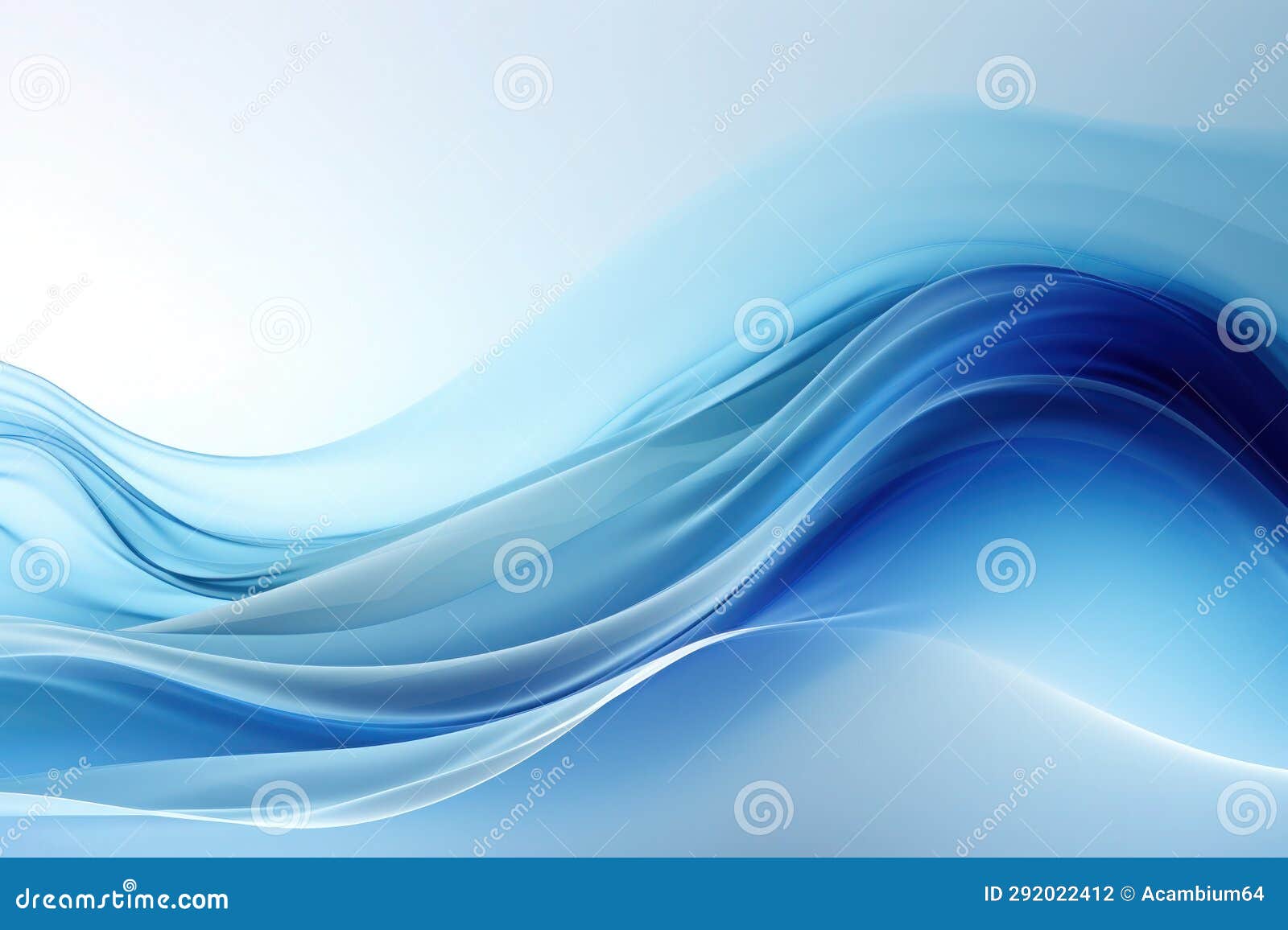 Blue wave curve background stock illustration. Illustration of digital ...
