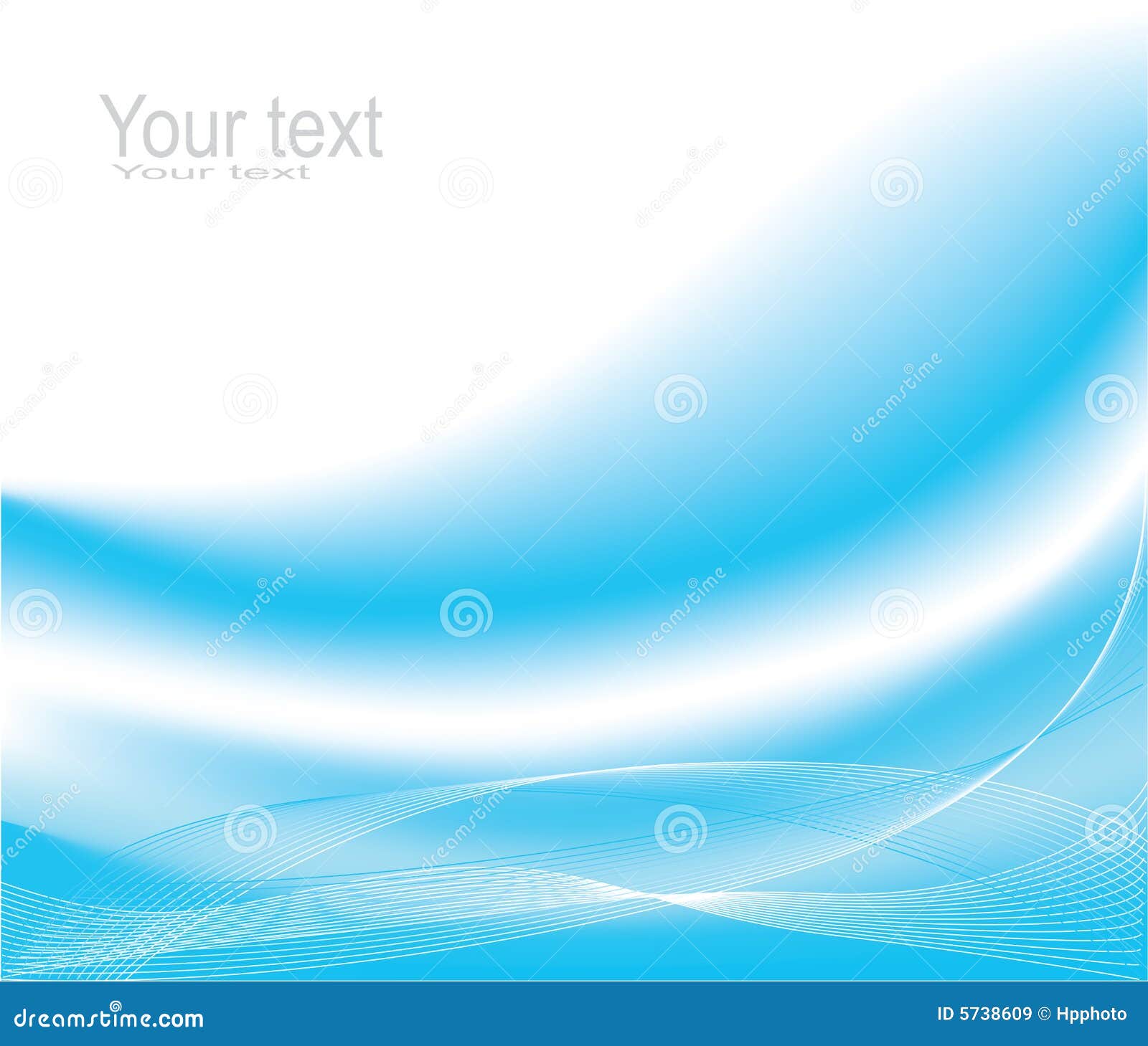 Blue wave design stock vector. Illustration of blur, cover - 5738609