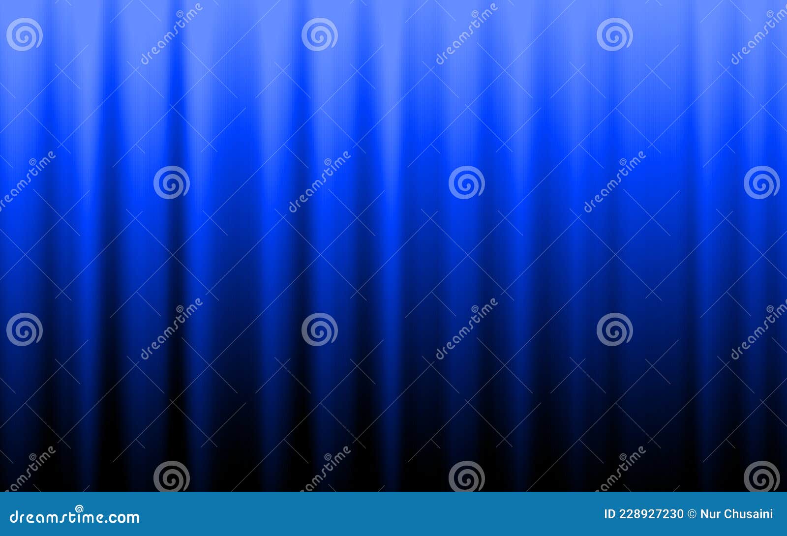 Blue Wave Effect with Gradient Color Stock Illustration - Illustration ...