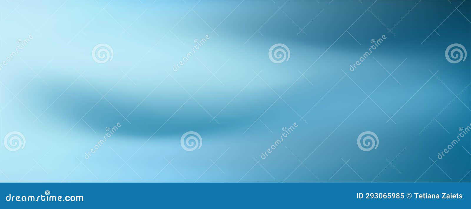 Blue Wave Gradient Vector Background. Abstract Blur Navy Water Texture ...
