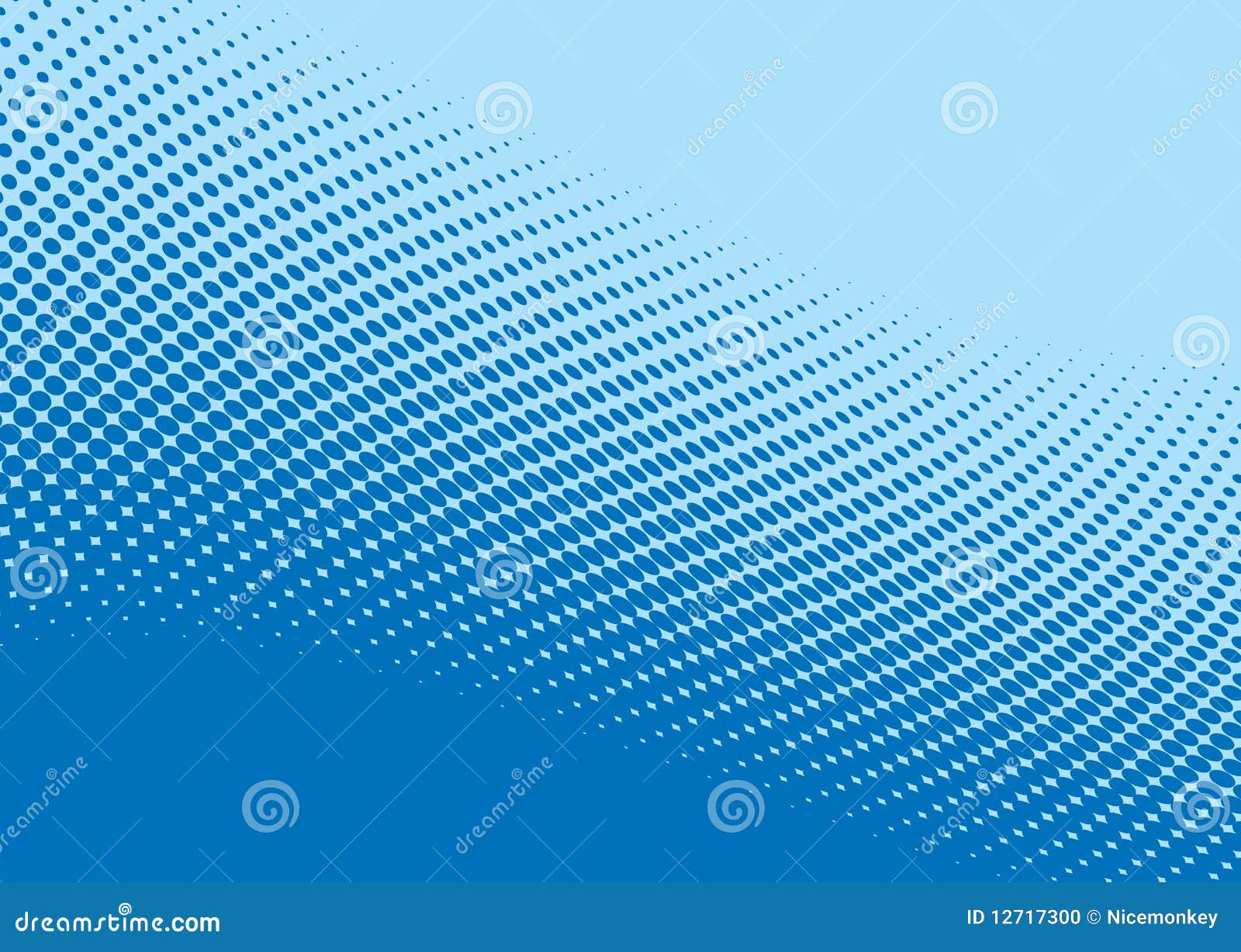 Blue wave halftone pattern stock vector. Illustration of shade - 12717300