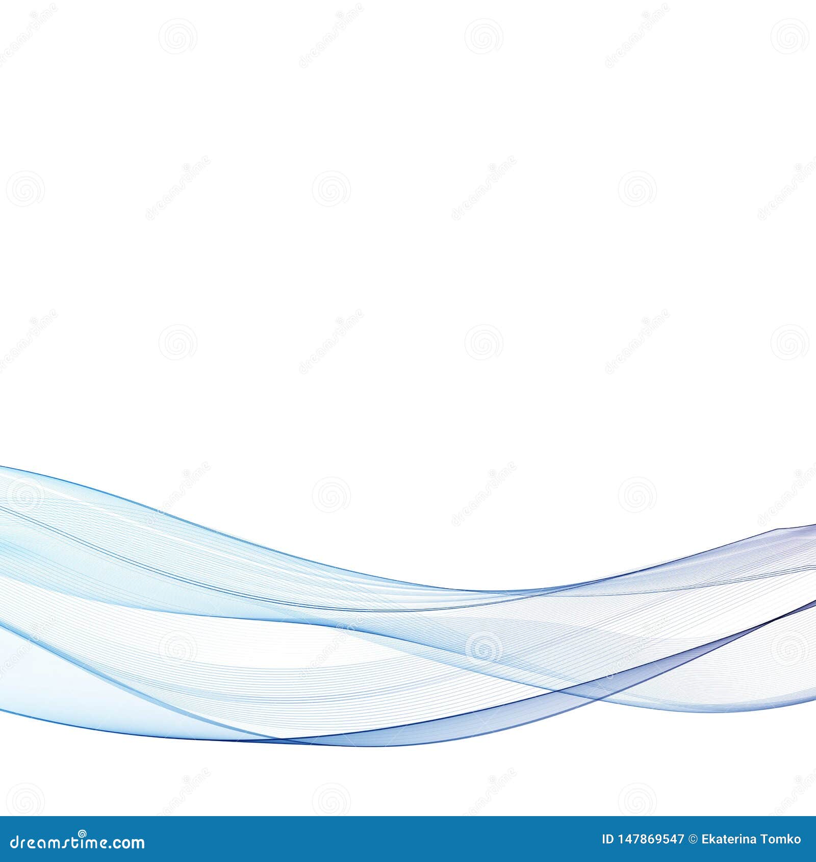 Blue Wave. Layout for Design. Idea for Business. Eps 10 Stock ...