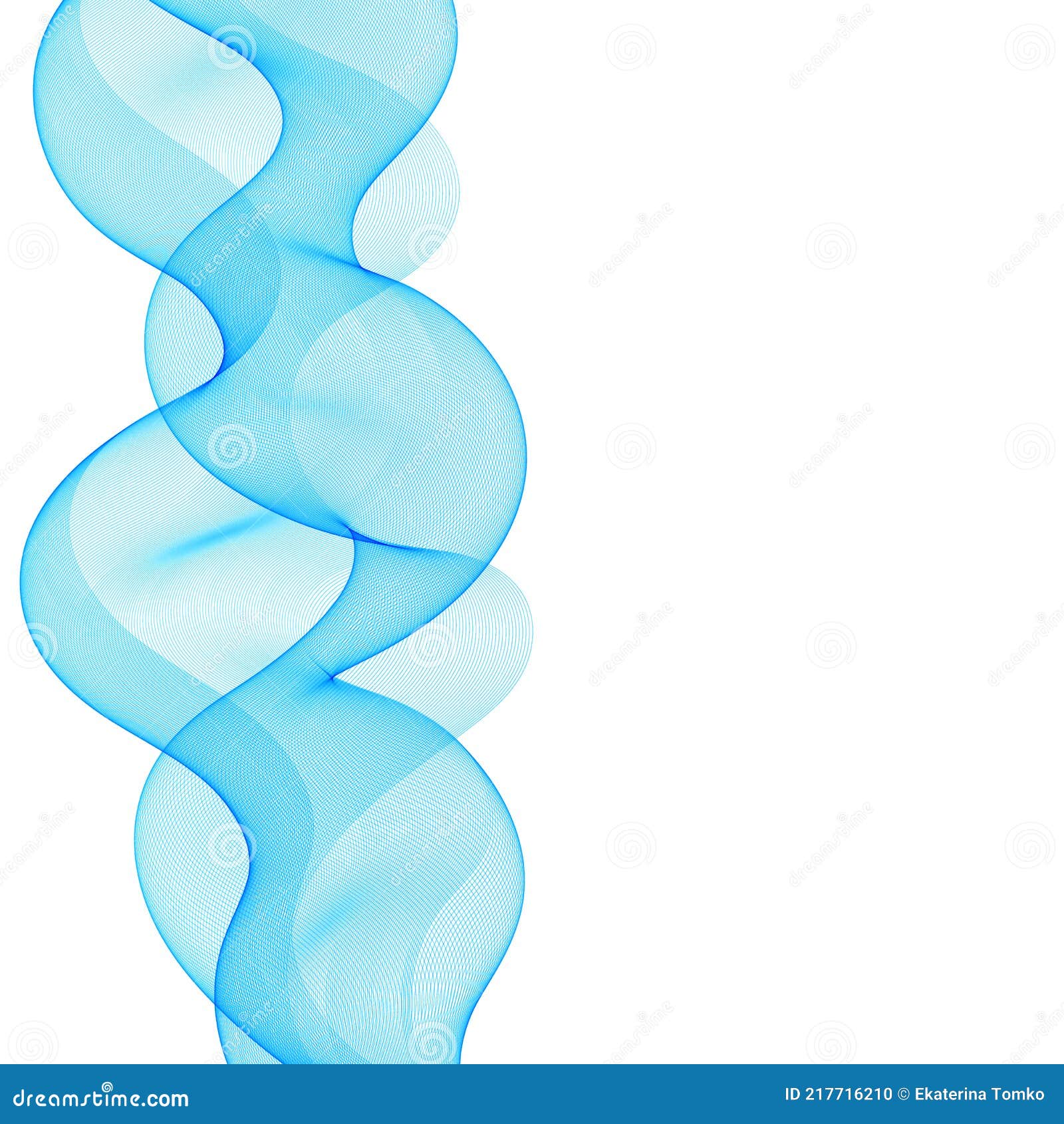 Blue Wave. Layout for Presentation. Design Element. Business Project ...