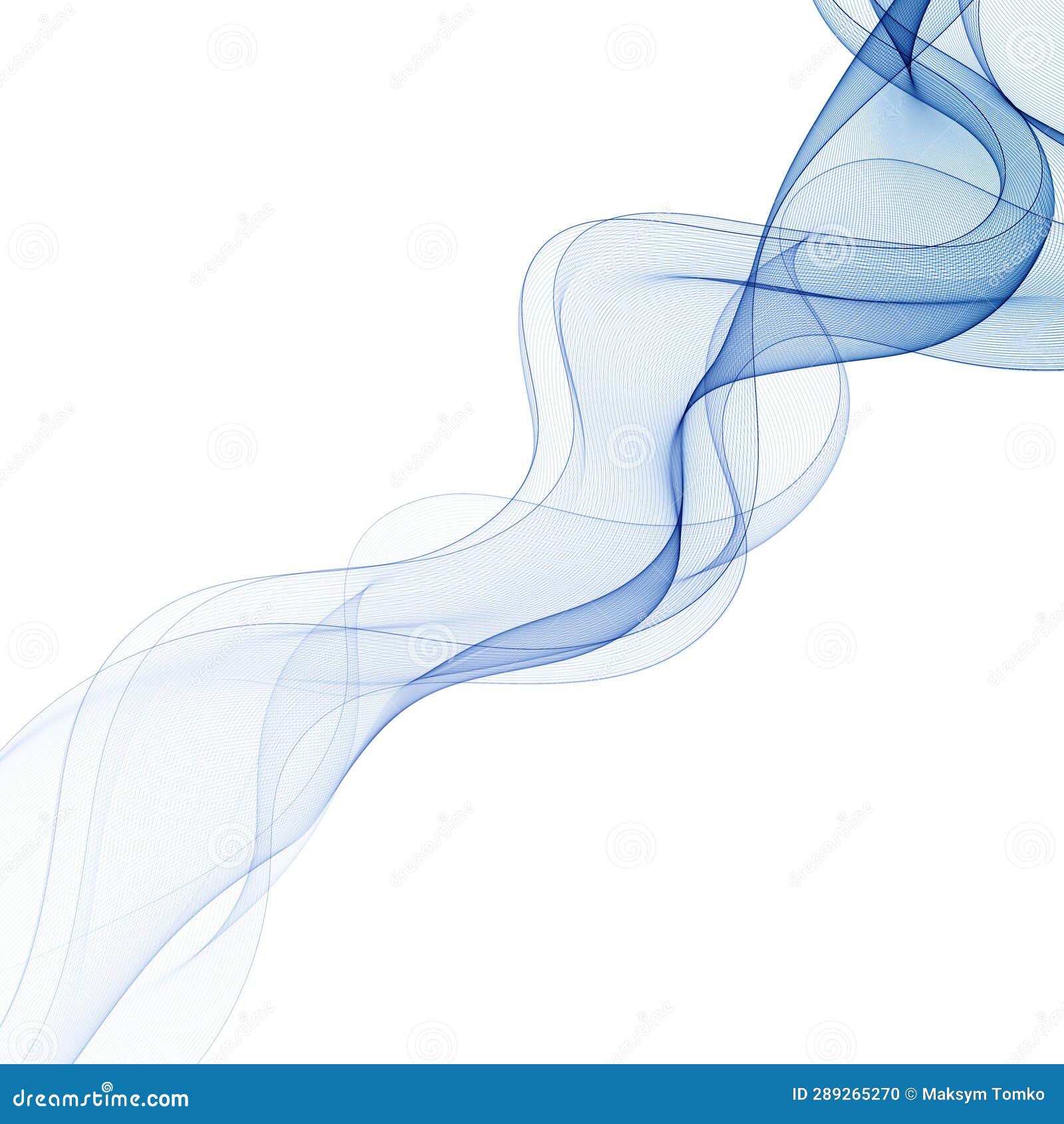 Blue Wave. Modern Design Element. Eps 10 Stock Illustration ...