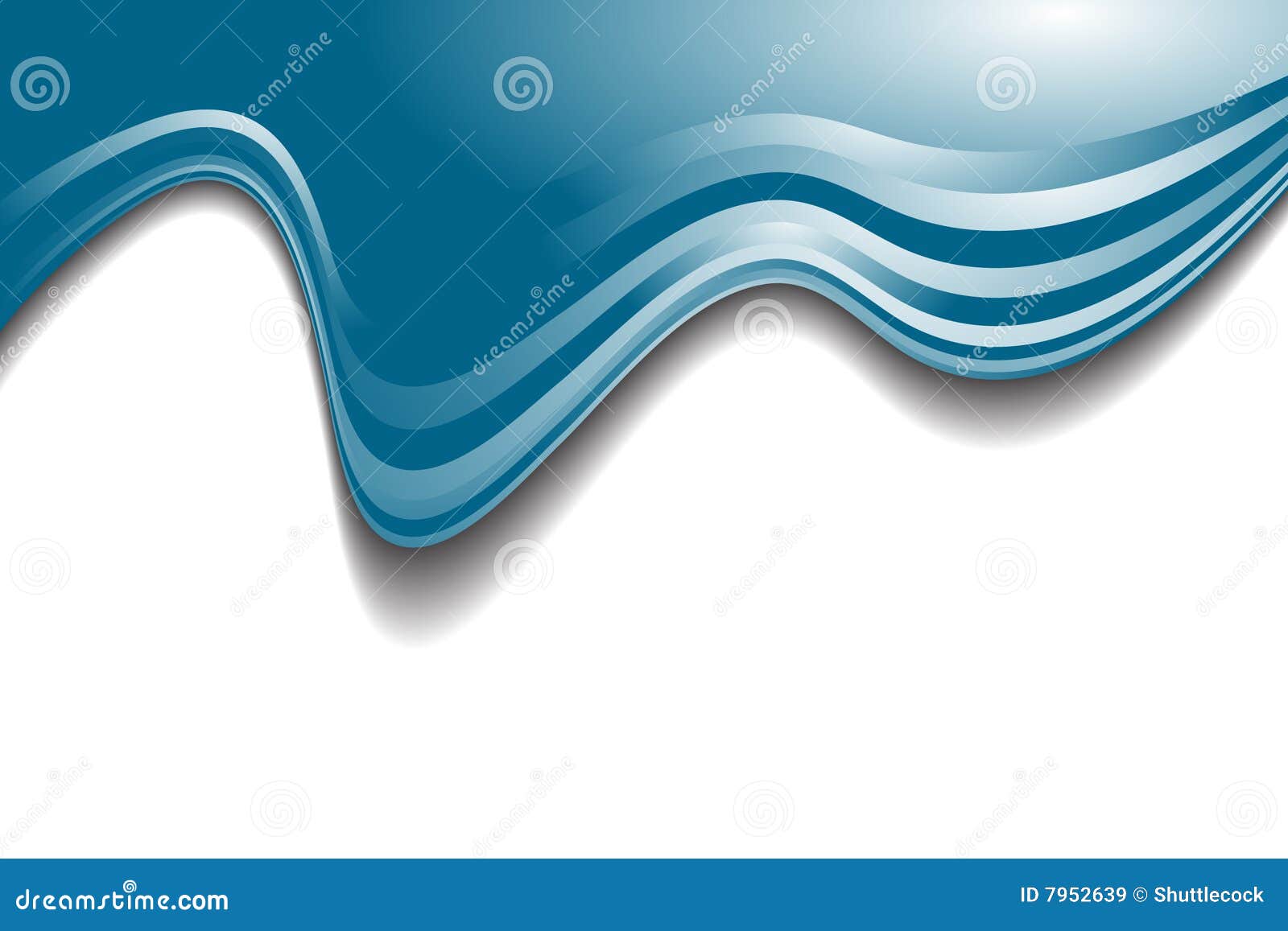 Blue wave modern pattern stock vector. Illustration of blue - 7952639