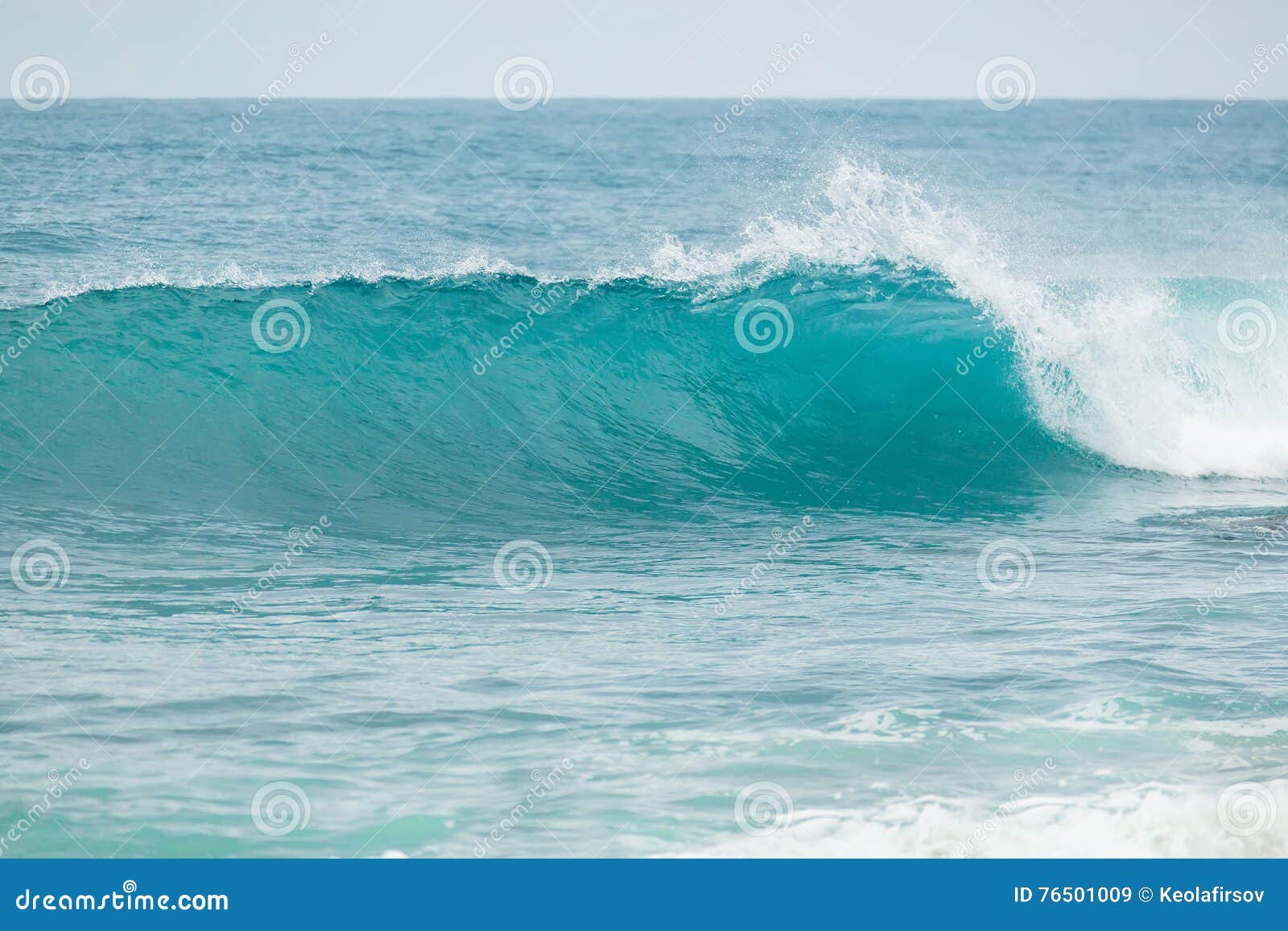 Blue Wave stock image. Image of surf, beach, tube, spray - 76501009