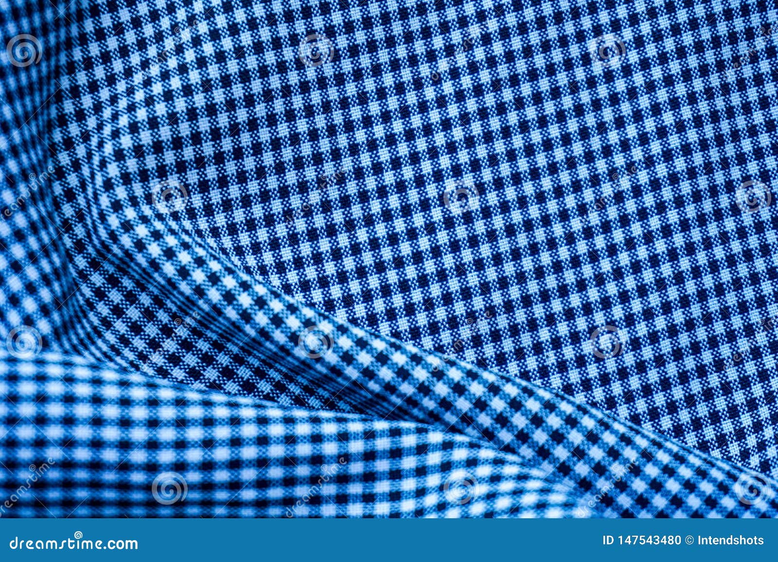 Blue Wave Pattern Fabric for Background or Surface Stock Photo - Image ...