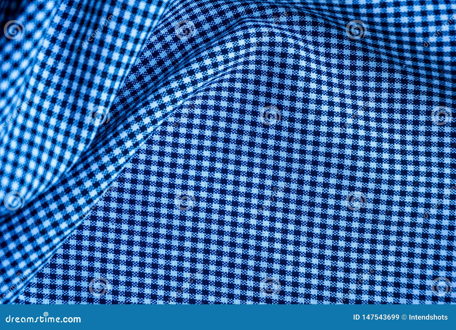 Blue Wave Pattern Fabric for Background or Surface Stock Image - Image ...