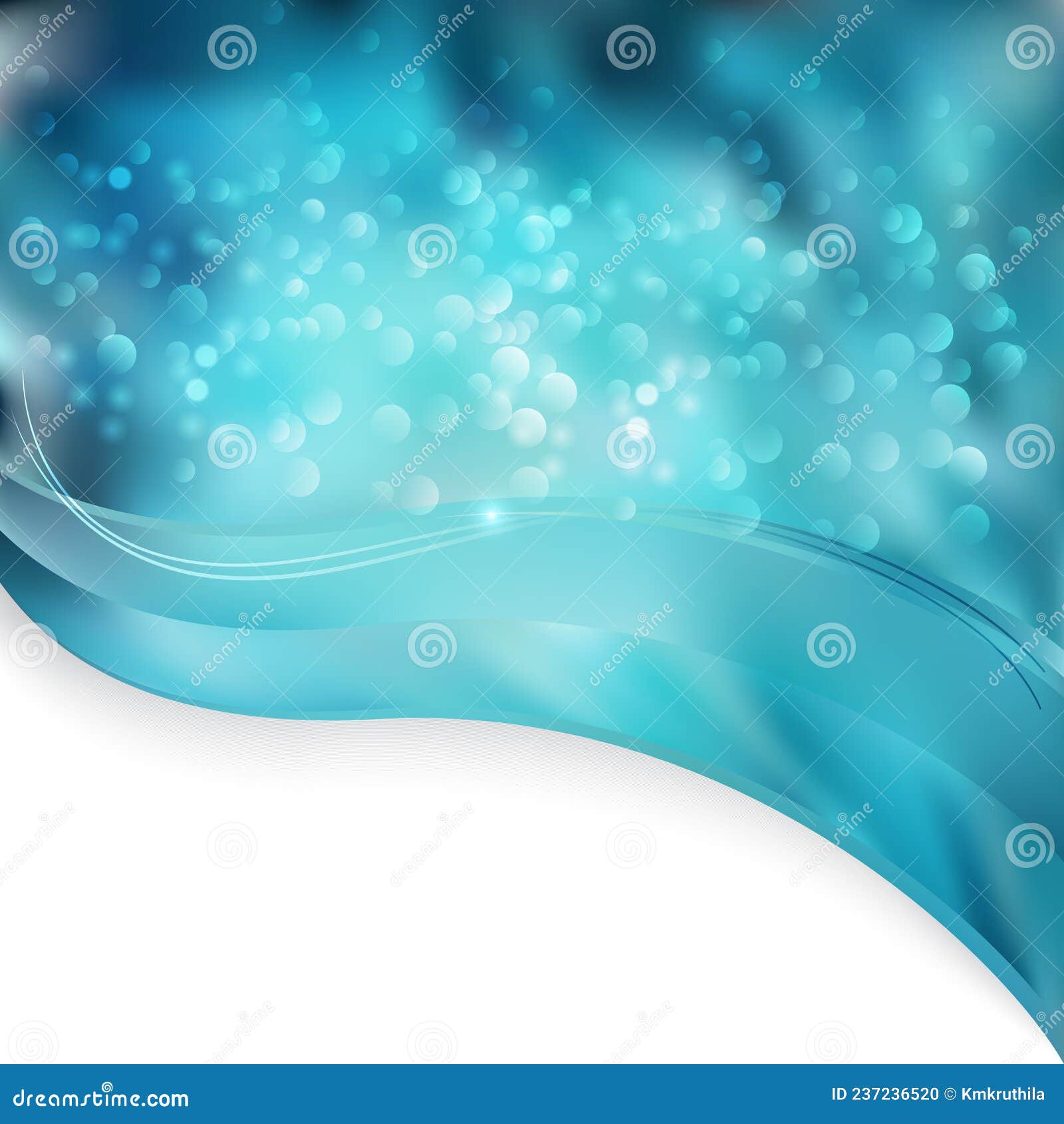 Blue Wave Powerpoint Background Vector Illustration Beautiful Elegant ...