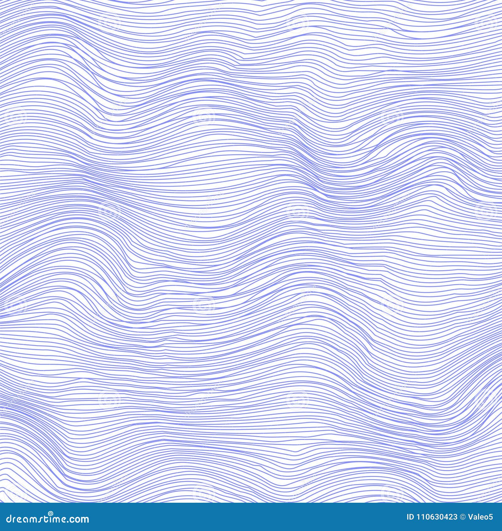 Wave Stripe Background. Grunge Line Pattern Stock Vector - Illustration ...