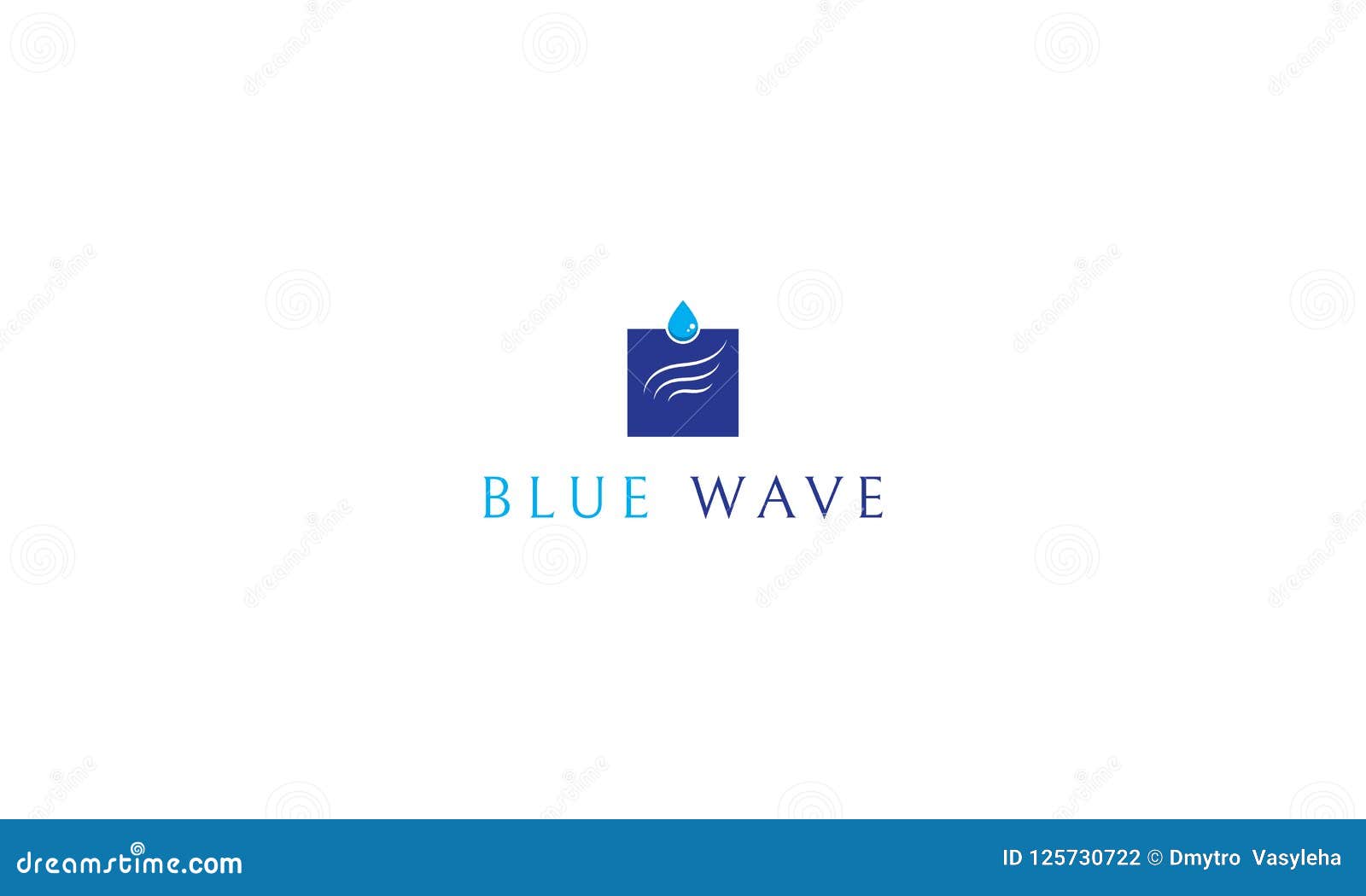 Blue Wave Vector Logo Image Stock Vector - Illustration of design ...