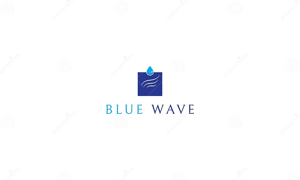 Blue Wave Vector Logo Image Stock Vector - Illustration of design ...